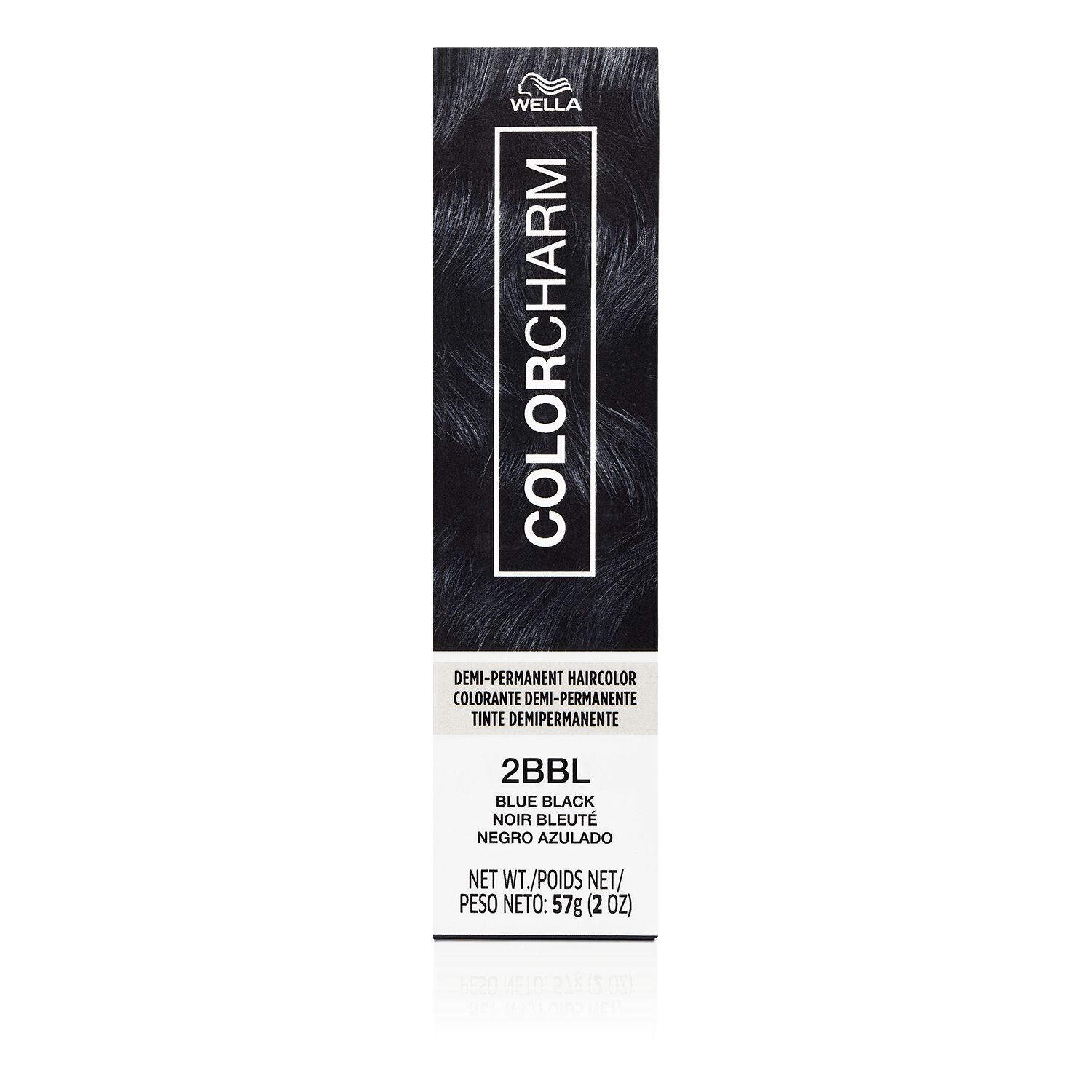 Wella 2BBL Blue Black Demi Permanent Cream Hair Color | Color Charm ...