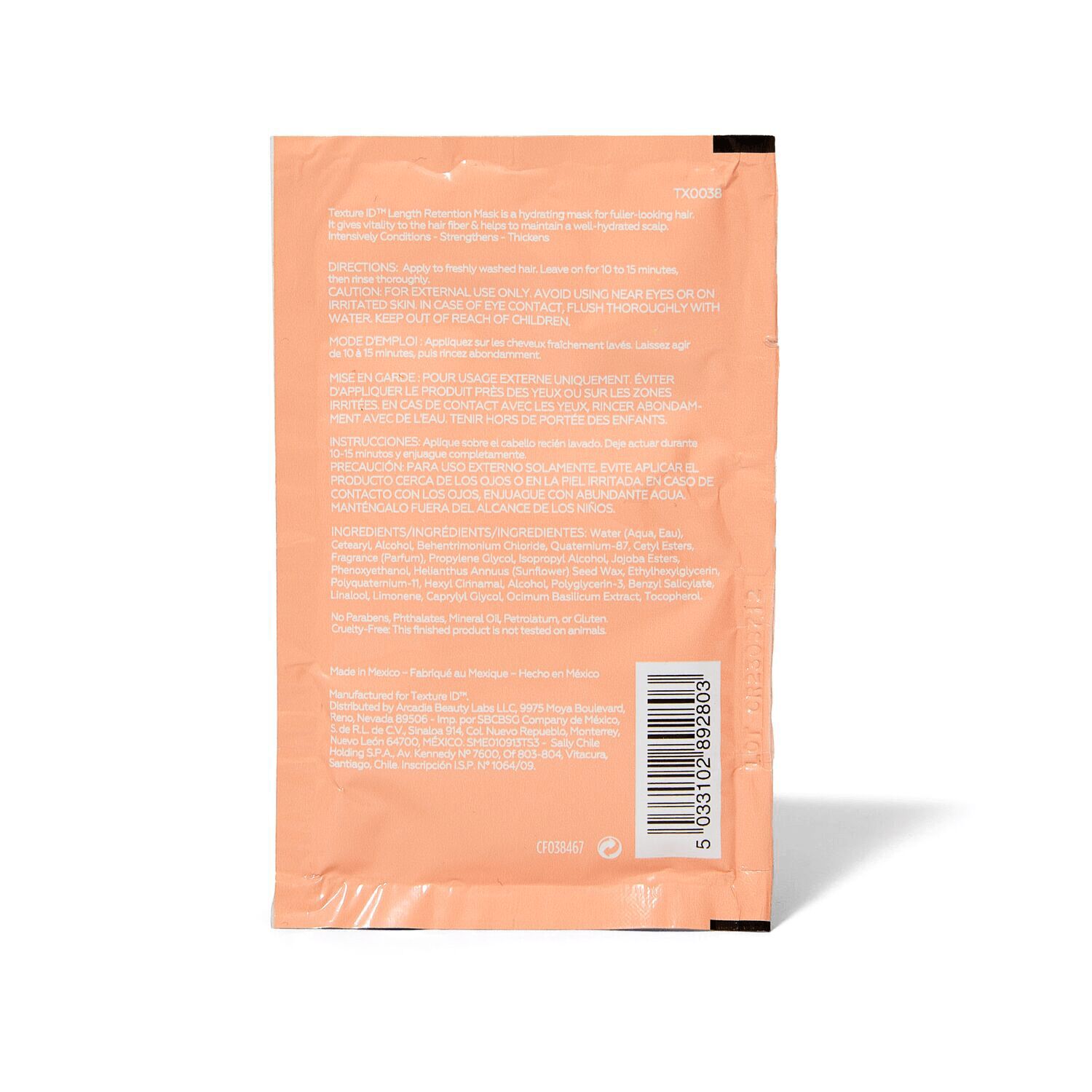 Texture ID Length Retention Mask Packette | Treatments | Textured Hair ...