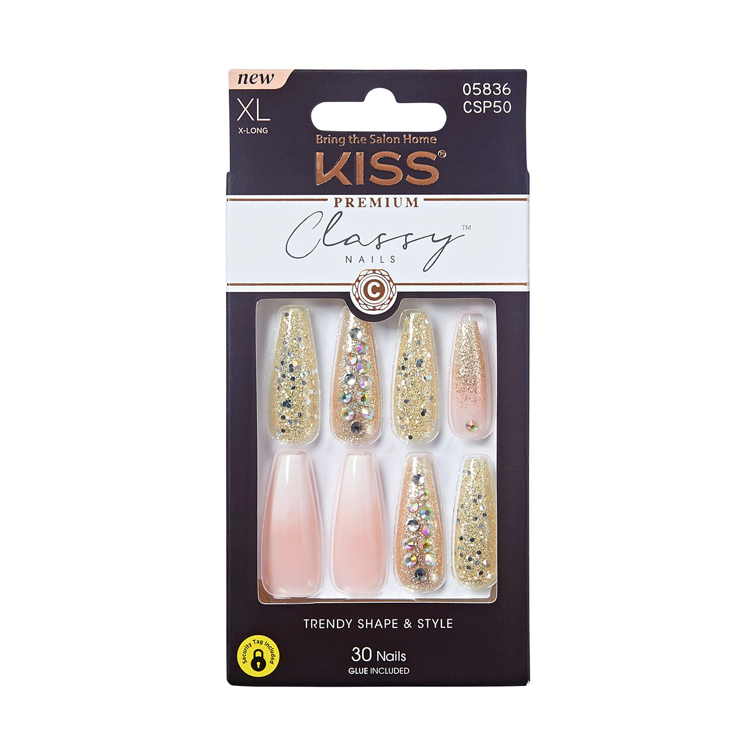 KISS Classy Nails Premium Wow - Extra Long | Sally Beauty