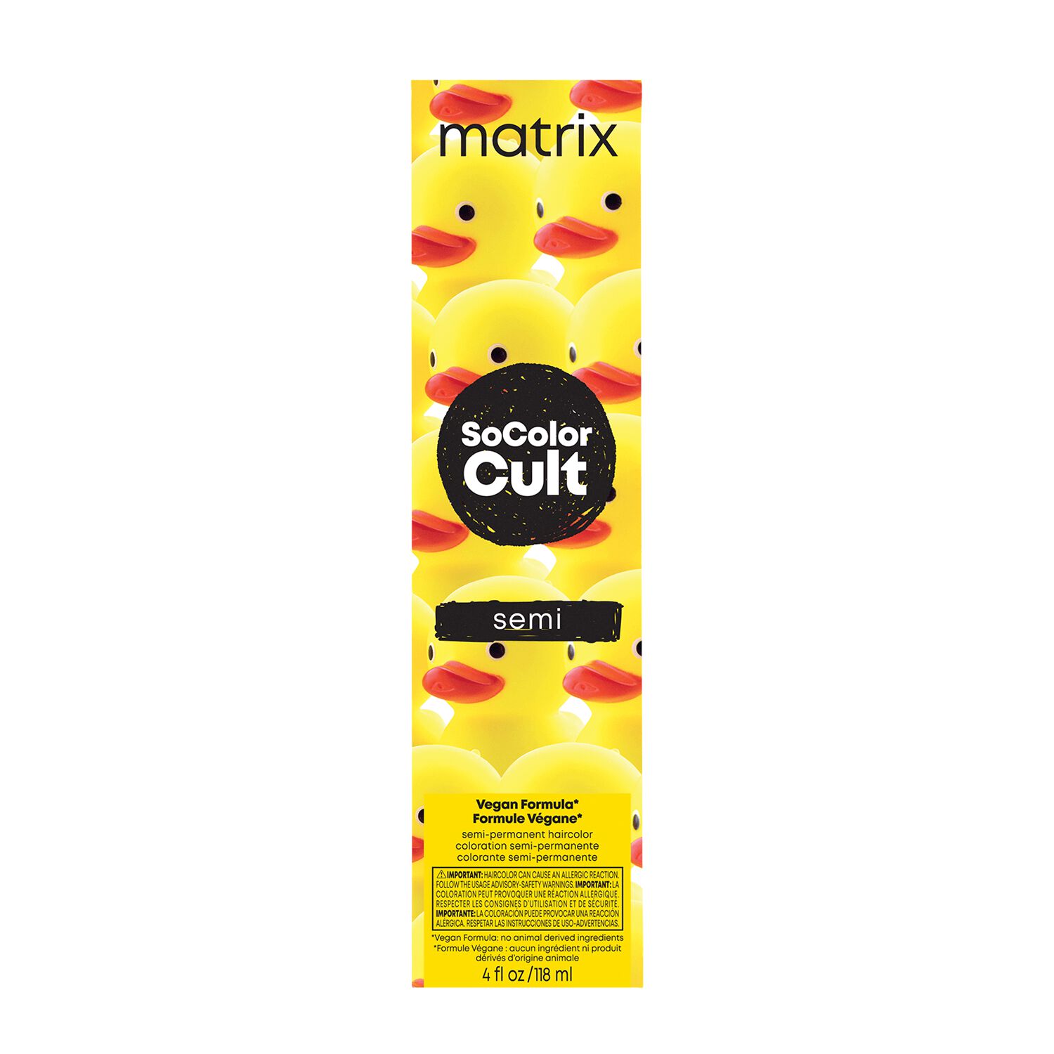 Matrix Lucky Duck Yellow SoColor Cult Semi-Permanent Color | Sally Beauty