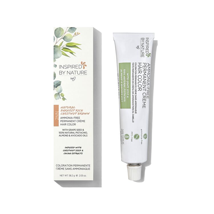 Inspired By Nature Ammonia-Free Permanent Hair Color Natural Darkest ...