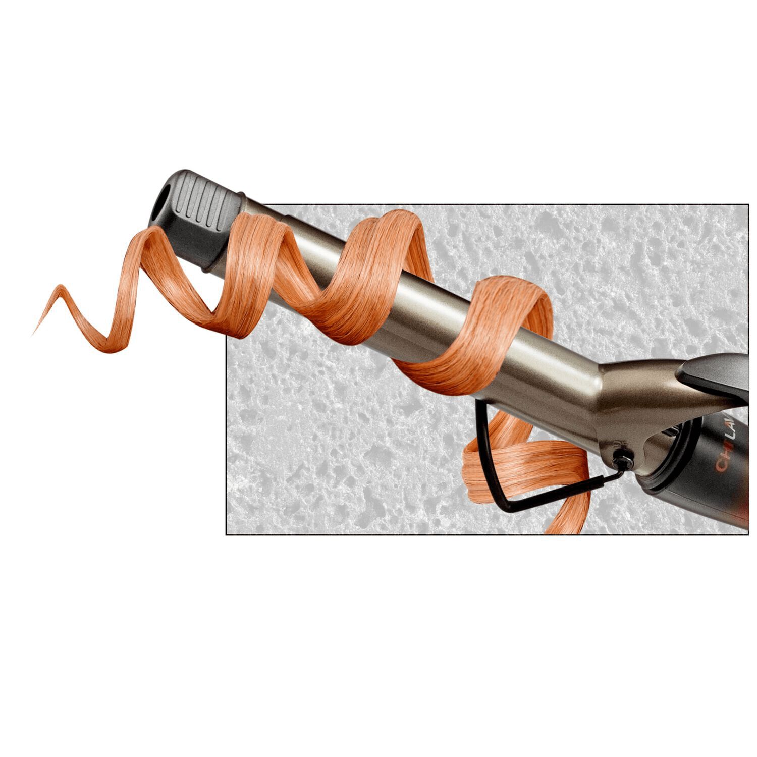 CHI 1" Volcanic Lava Ceramic Curling Iron | Sally Beauty