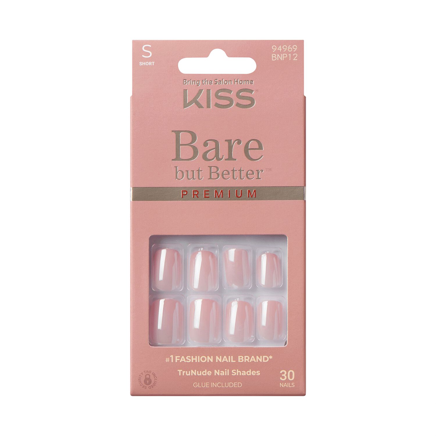 KISS Bare-But-Better Premium Nails Intro - Short | Sally Beauty
