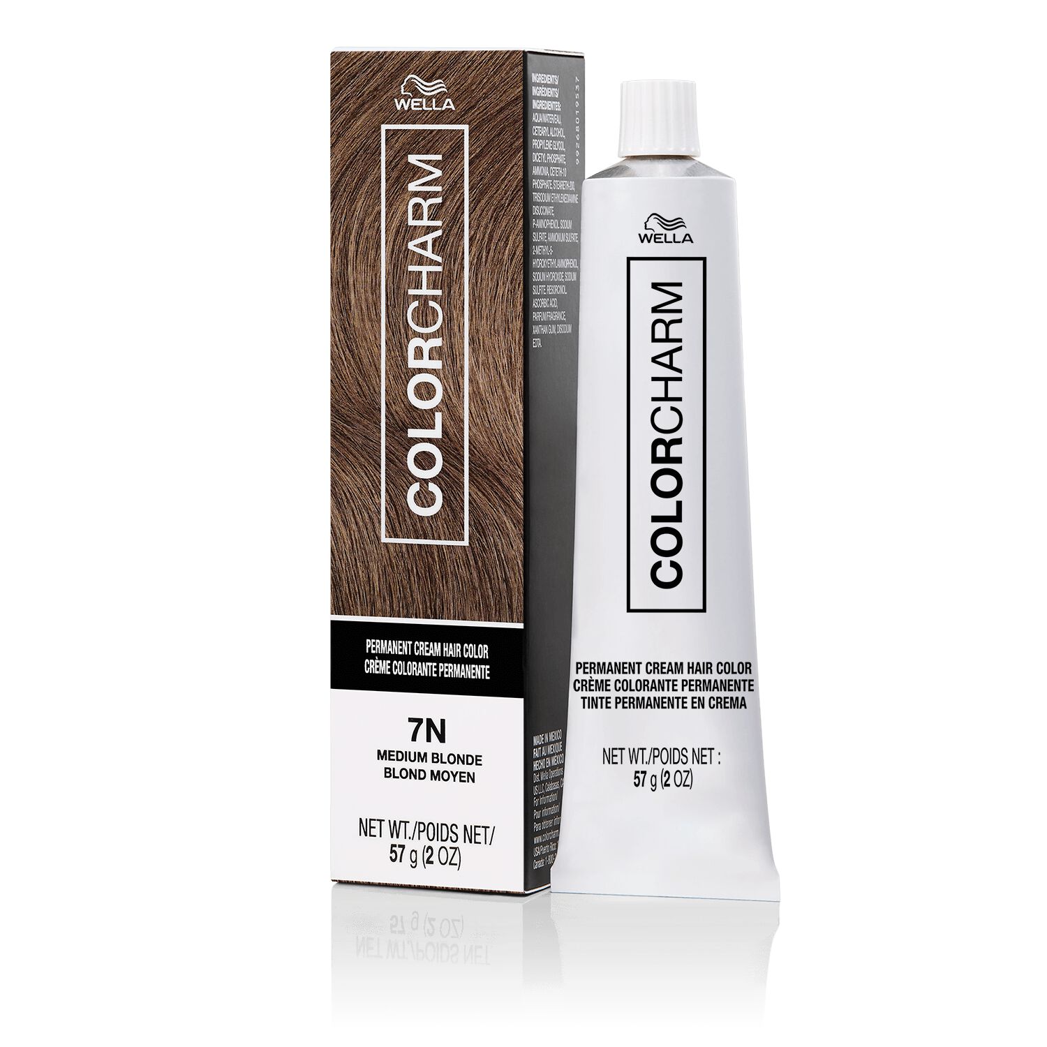 Wella colorcharm 7N Medium Blonde Permanent Cream Hair Color | Hair ...