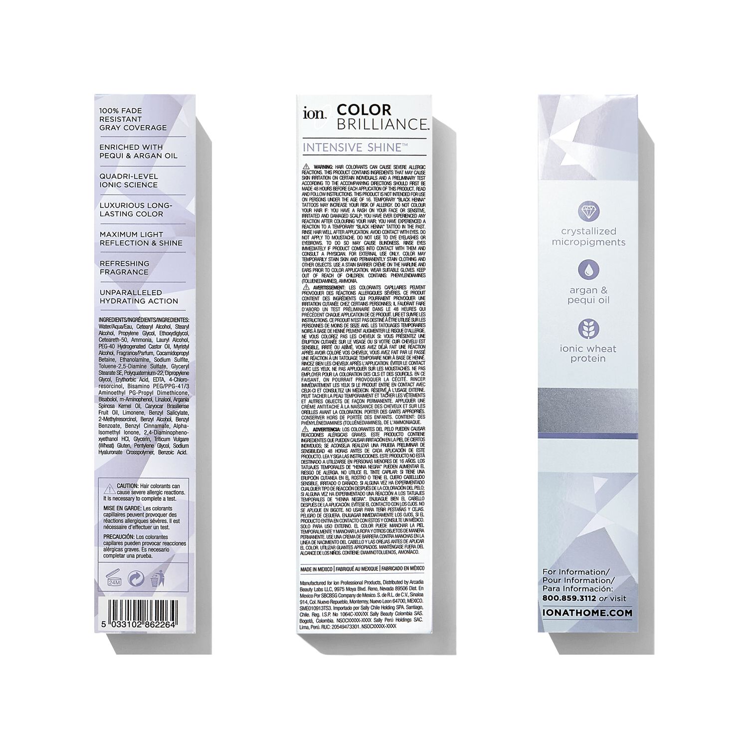 Ion 7P-HM Pewter Permanent Creme Hair Color by Color Brilliance ...