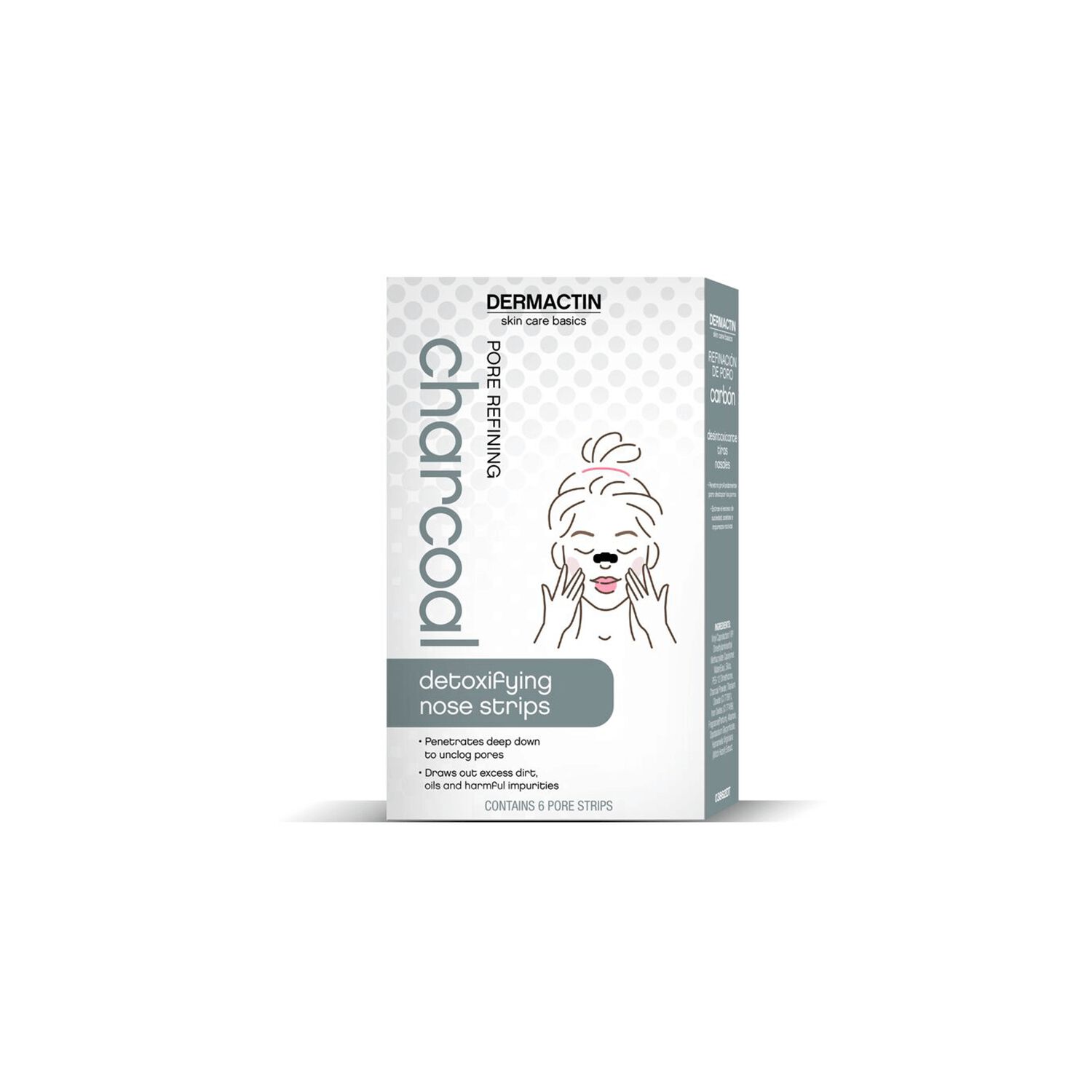 Dermatin-TS Pore Refining Charcoal Pore Strips