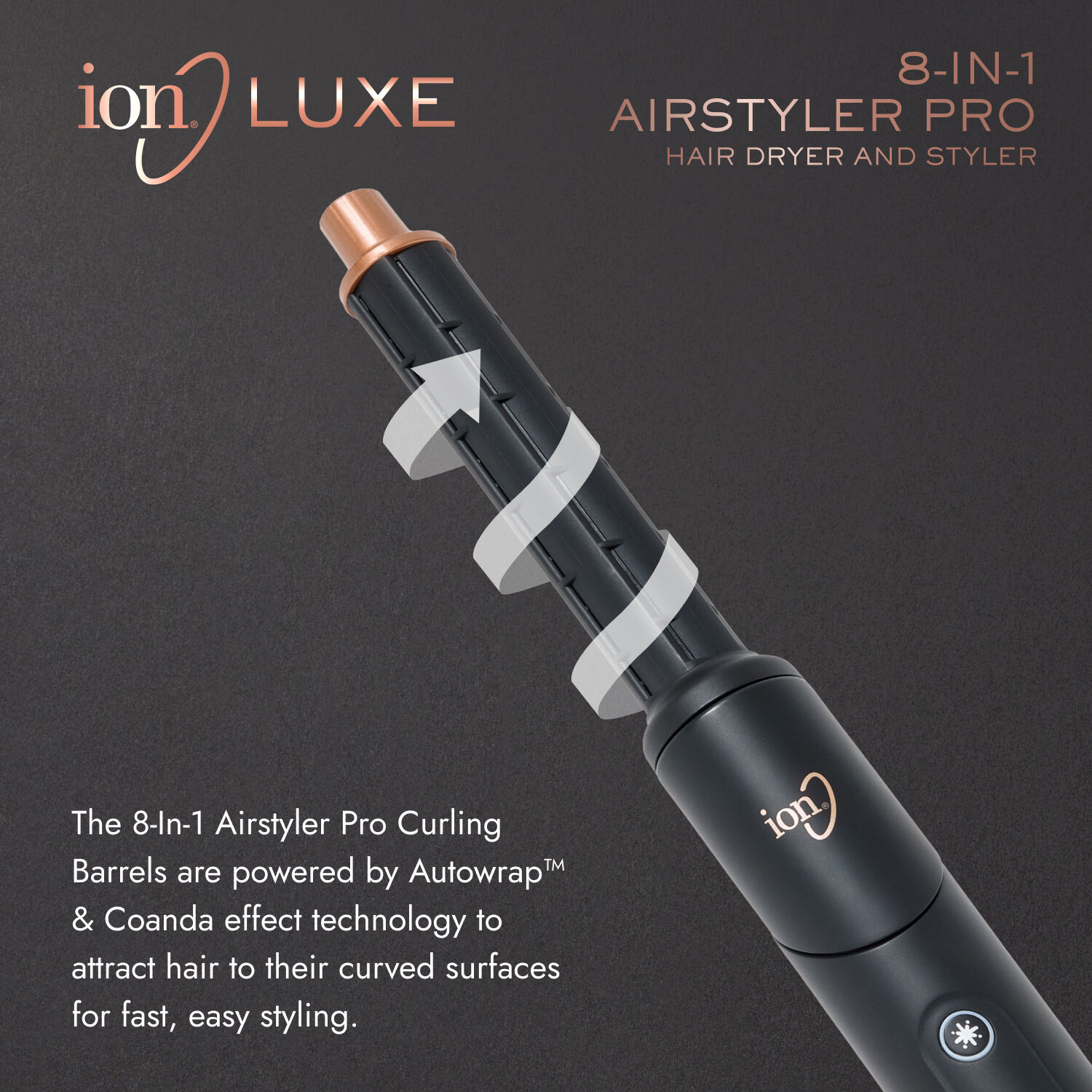 ion Luxe 8-In-1 Autowrap Airstyler | Styling Tools | Hair Dryer | Sally Beauty