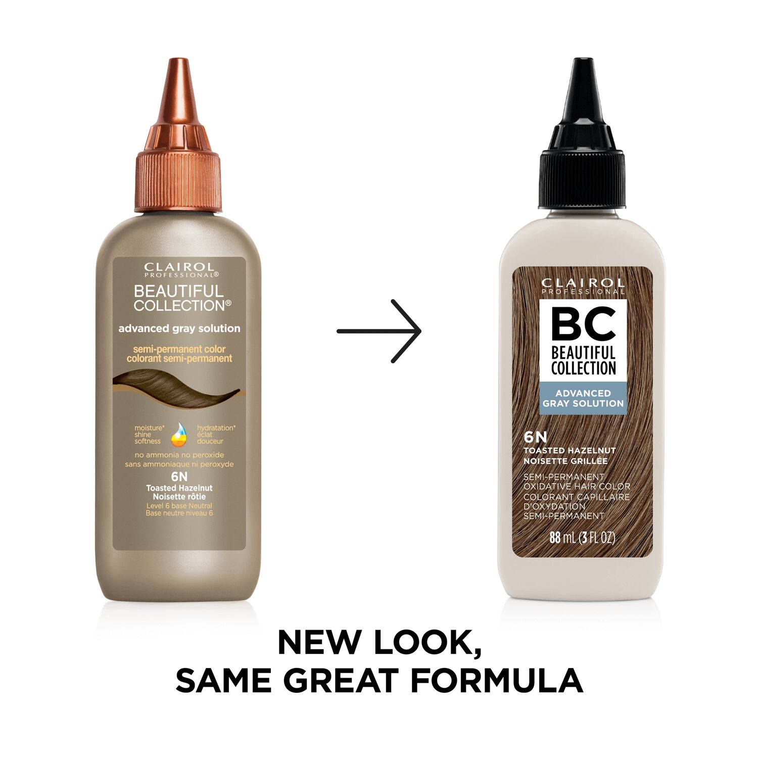 Clairol Professional 6N Toasted Hazelnut Semi Permanent Hair Color ...