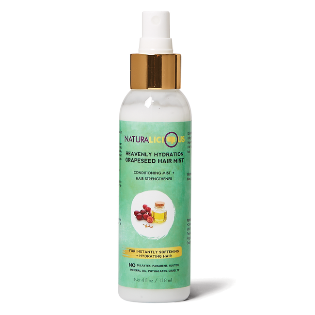 Naturalicious Heavenly Hydration Grapeseed Hair Mist | Styling Products ...