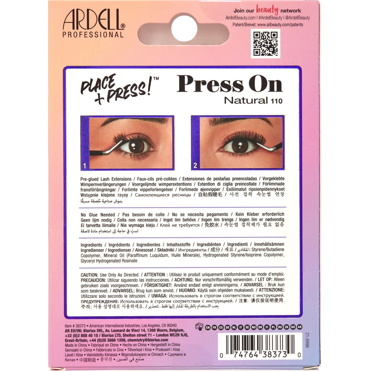Ardell Press On Overlash Natural 110 | Sally Beauty
