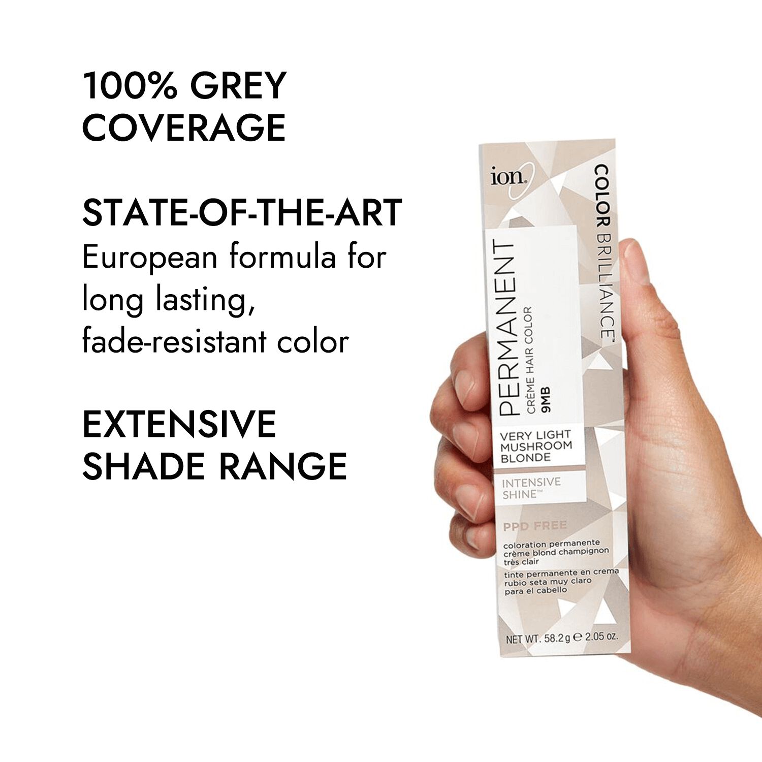 ion 9MB Very Light Mushroom Blonde Permanent Creme Hair Color by Color ...