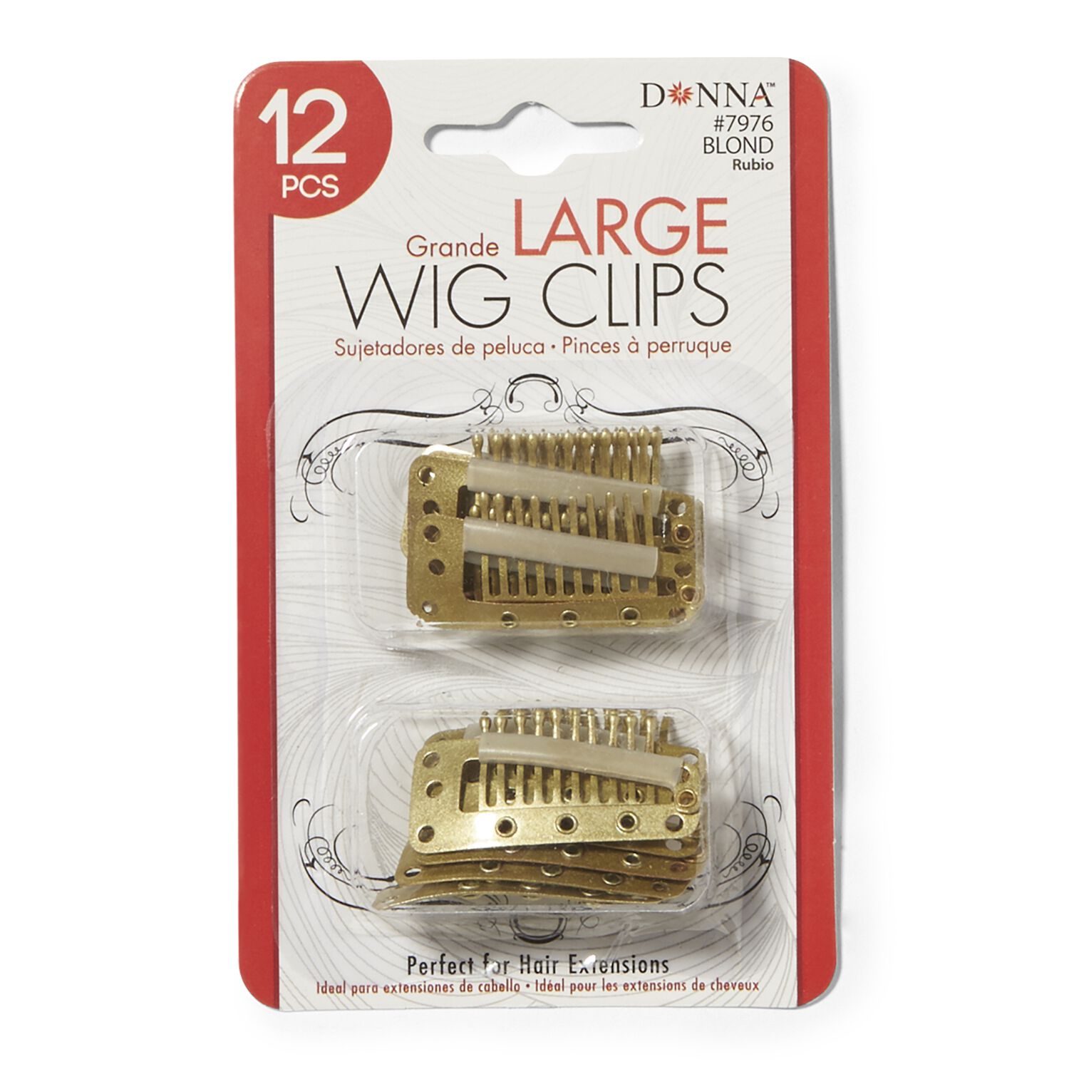 Donna Neutral Large Wig Clips
