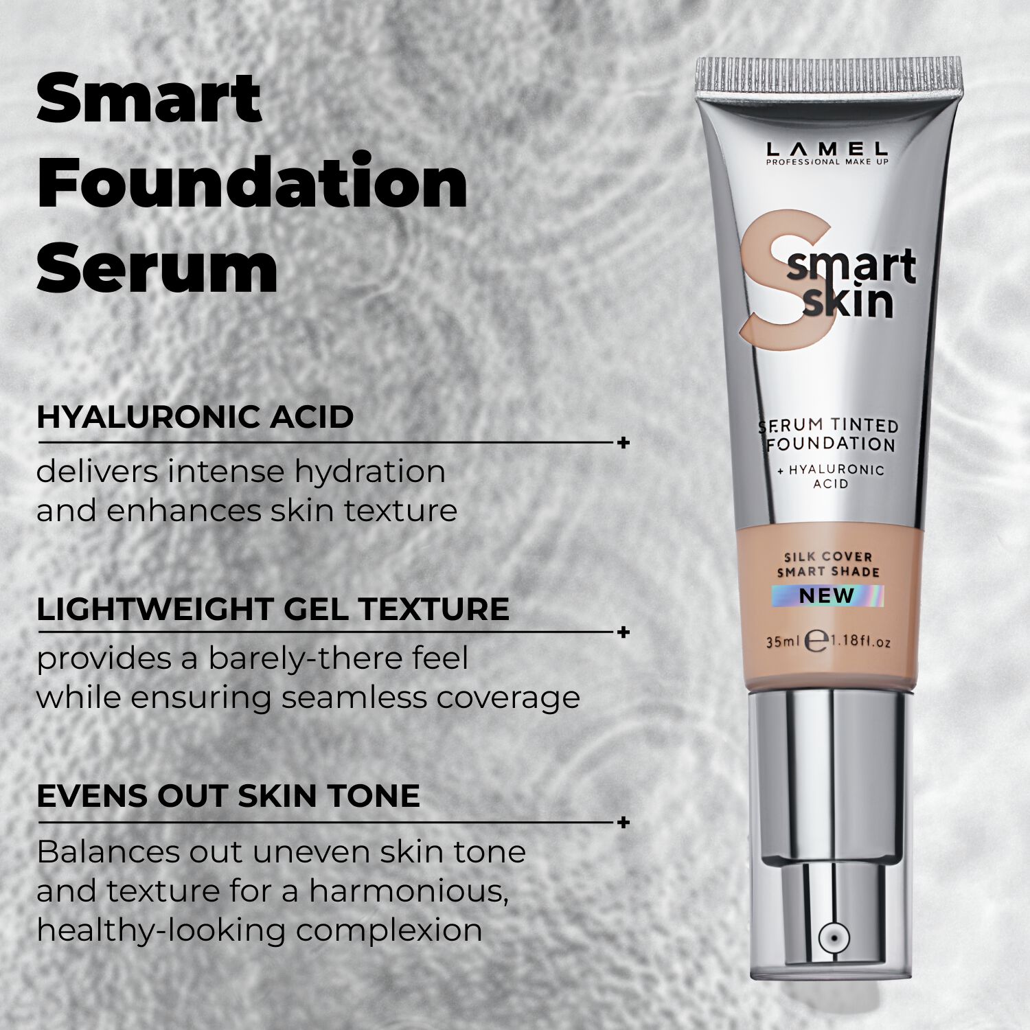 LAMEL Smart Skin Serum Tinted Foundation | Sally Beauty