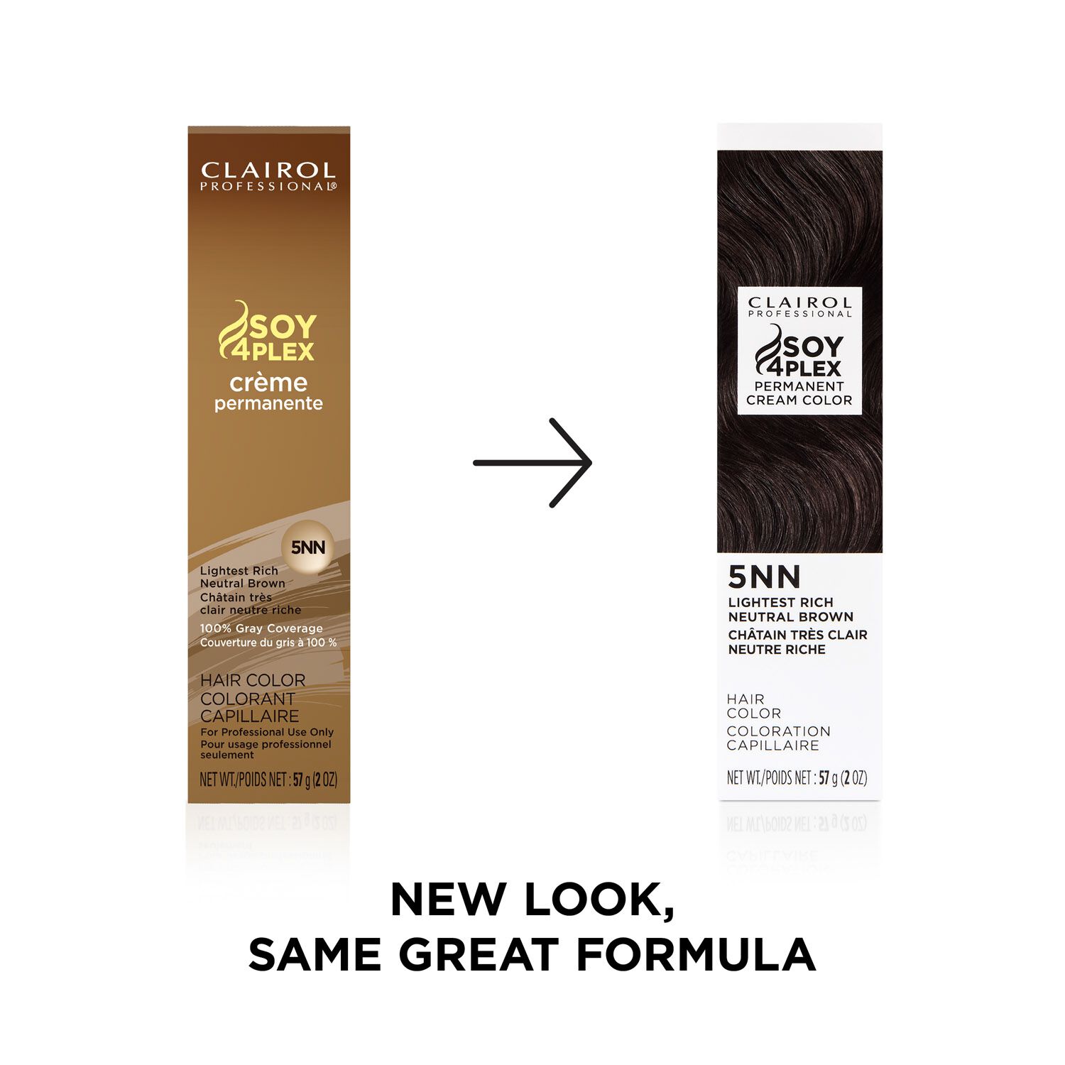 Soy4Plex 5NN Lightest Rich Neutral Brown Permanent Cream Hair Color by ...