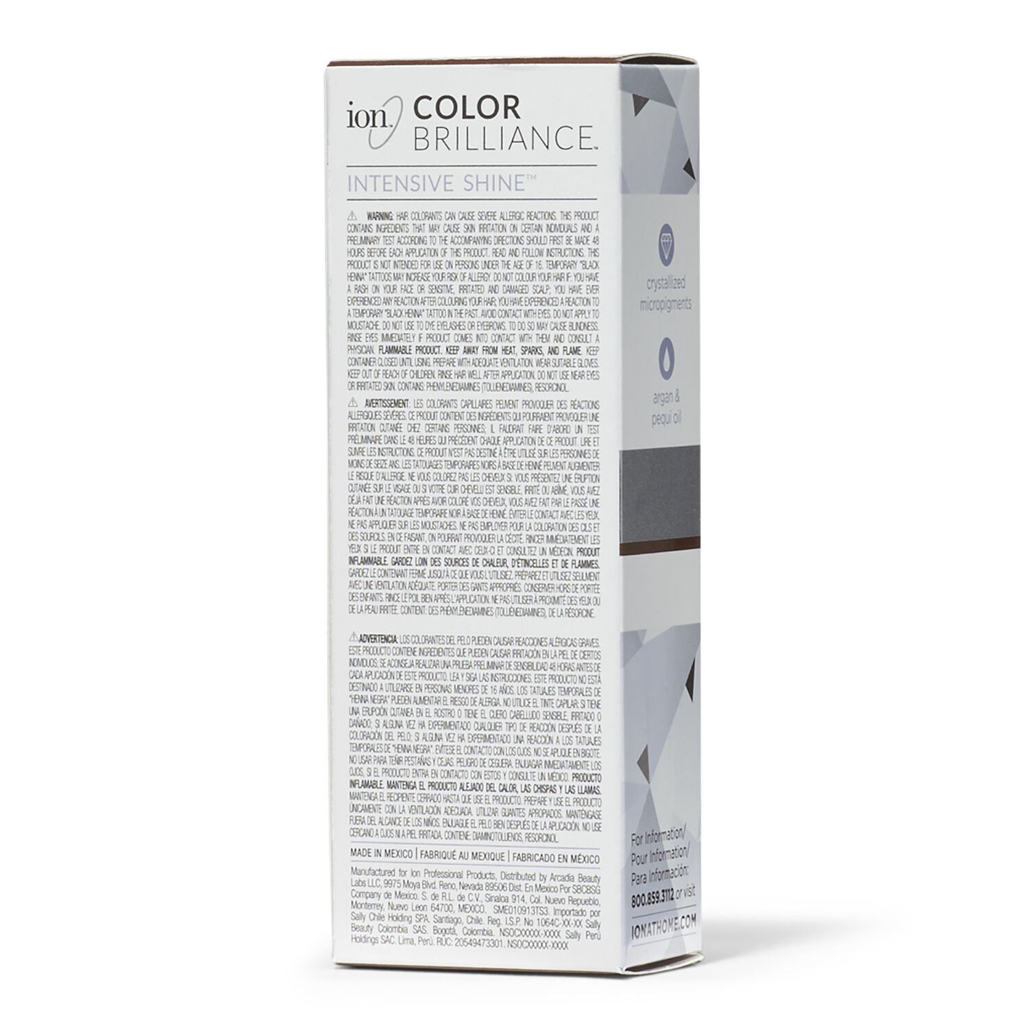 Ion 3NN Dark Intense Brown Permanent Liquid Hair Color by Color ...