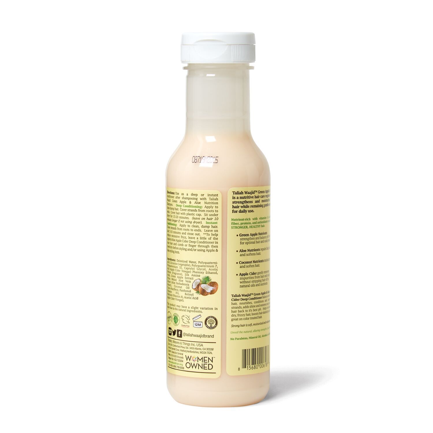 Taliah Waajid Green Apple & Aloe Deep Conditioner by Apple & Aloe ...