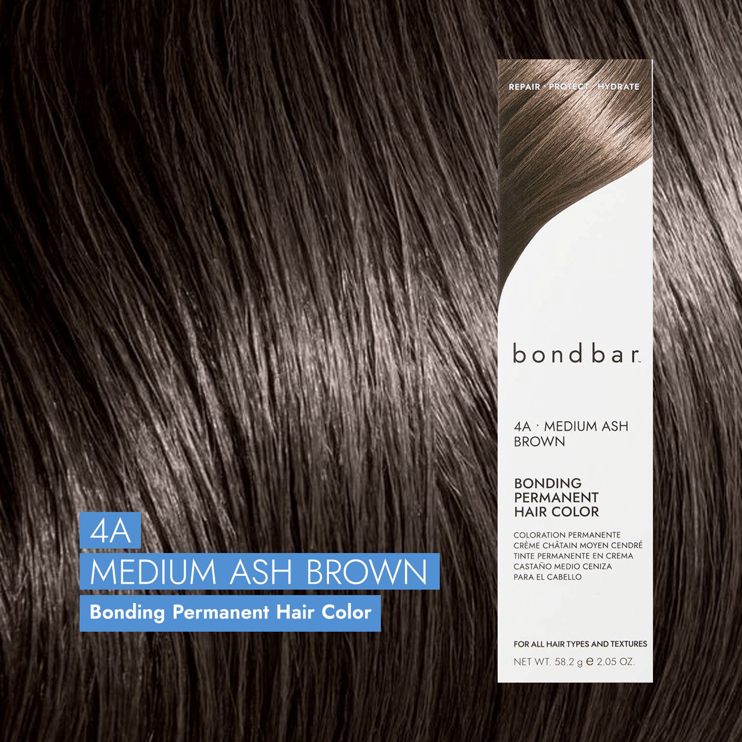 bondbar 4A Medium Ash Brown Bonding Permanent Crème Hair Color | Sally ...