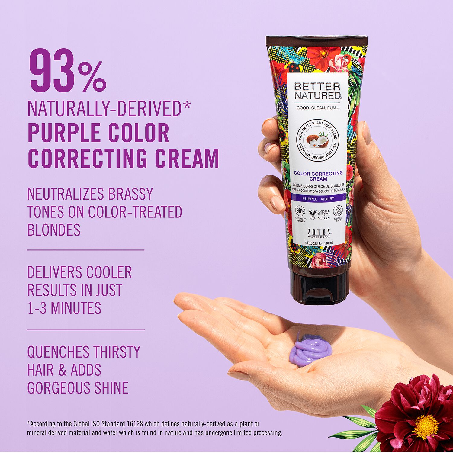 Better Natured Purple Color Correcting Cream | Sally Beauty