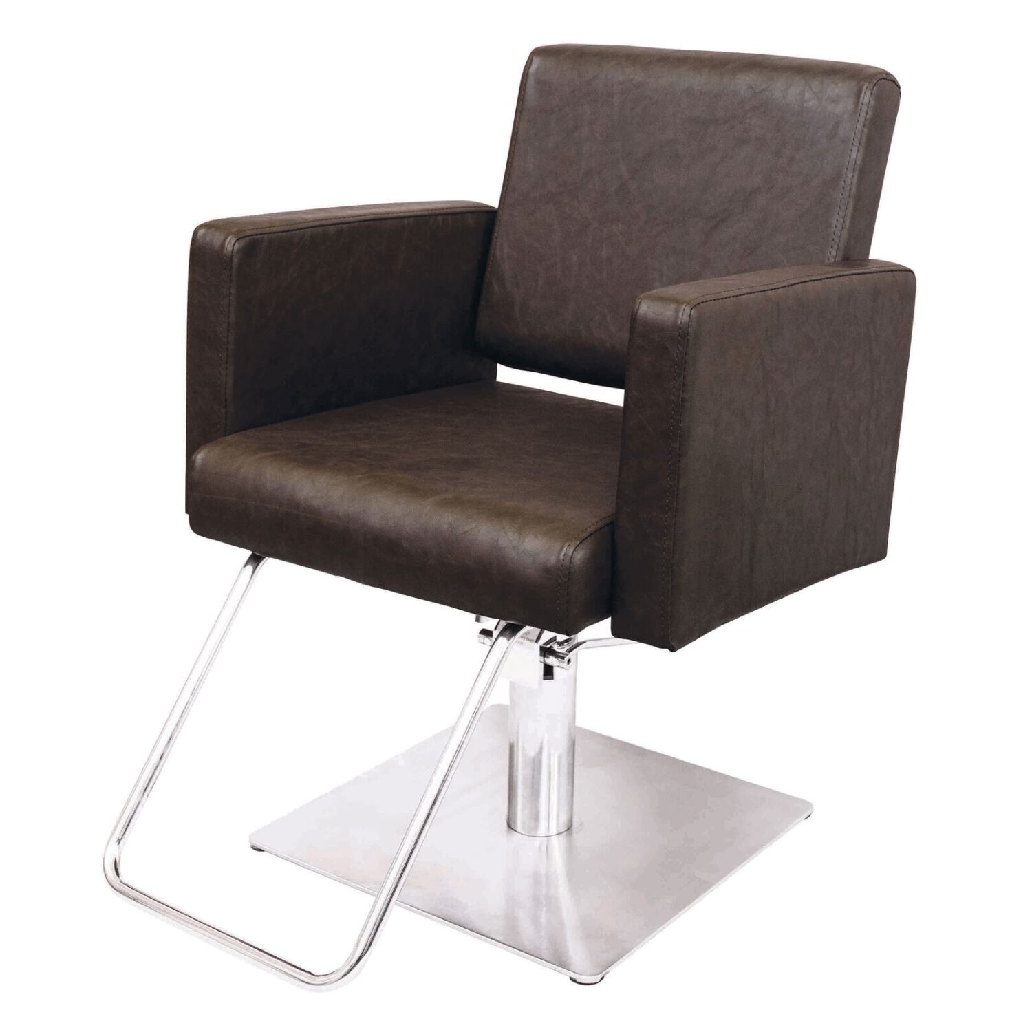 PureSana Piper Styling Chair with Square Base Brown | Styling Chairs ...