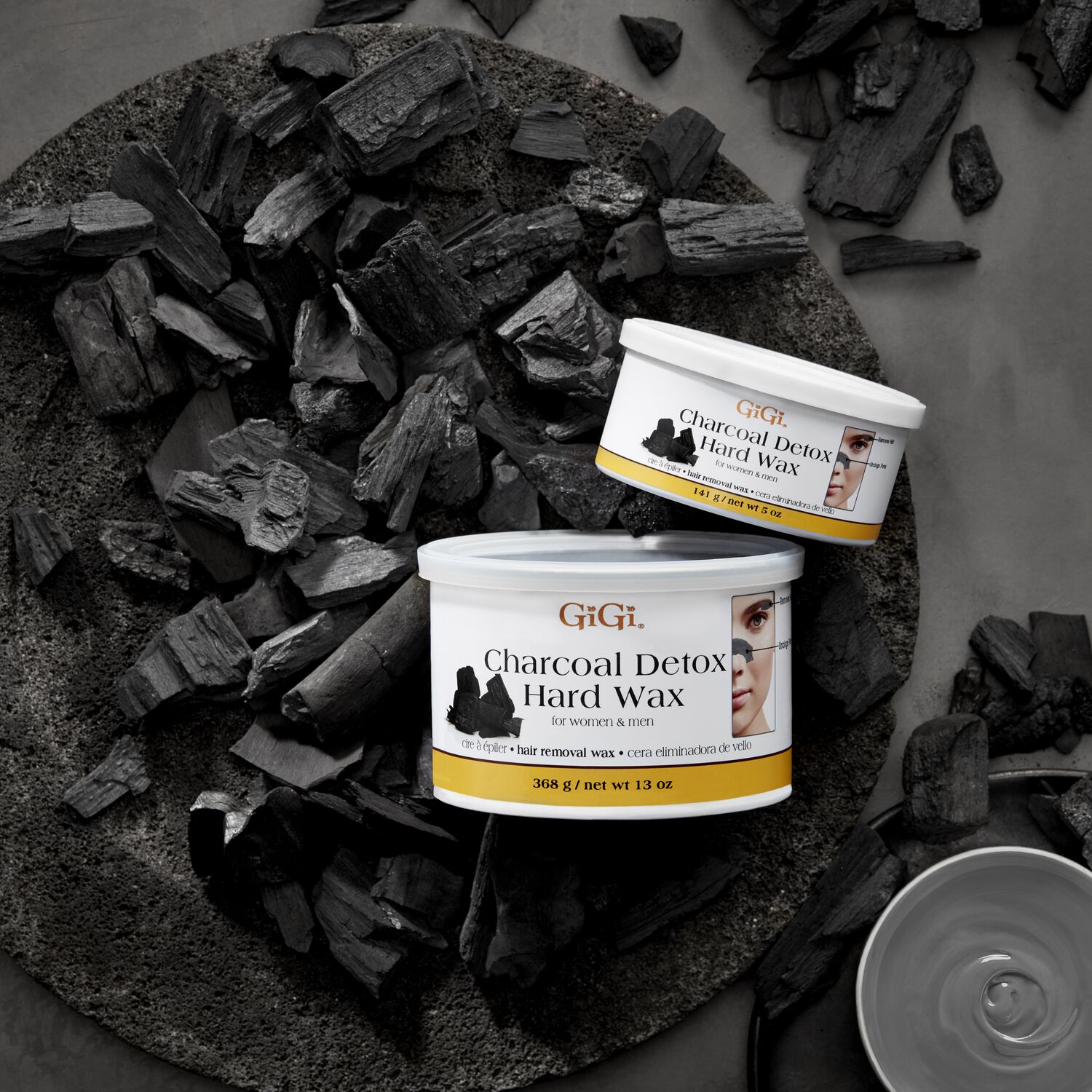 Gigi Charcoal Detox Hard Wax