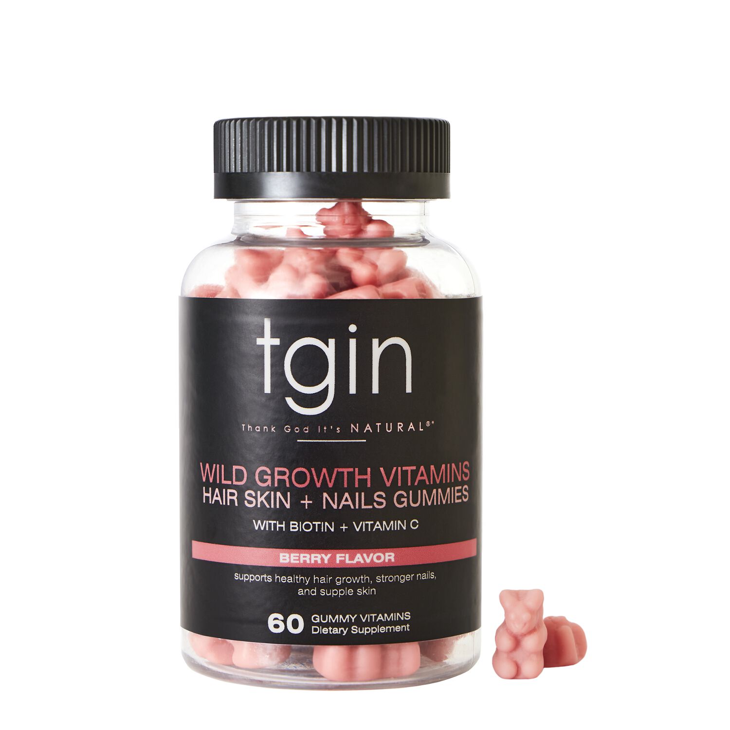 TGIN Wild Growth Vitamins Hair Skin + Nails Gummies | Sally Beauty