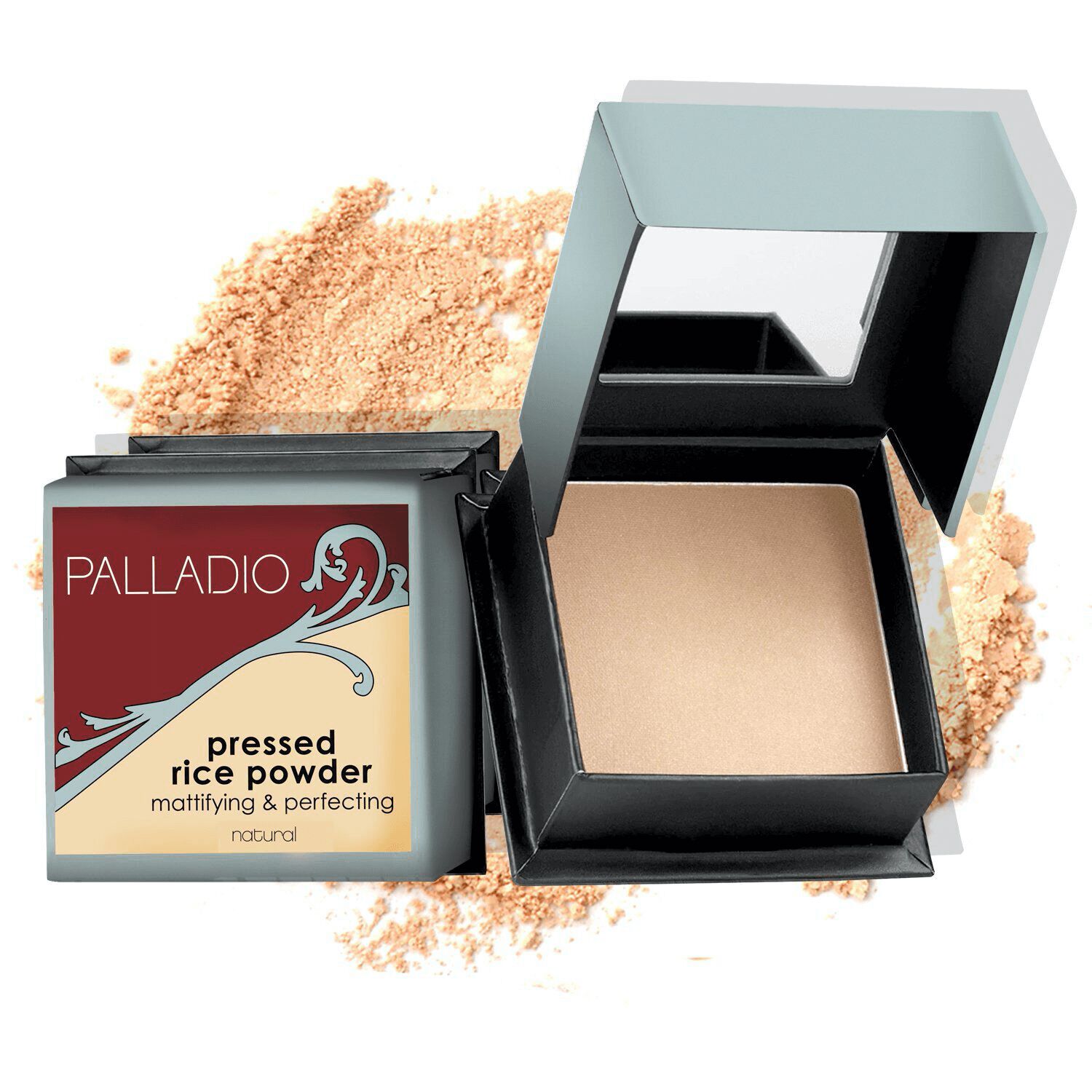 Palladio Natural Pressed Rice Powder | Setting Powders