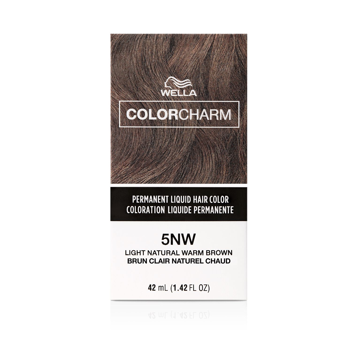 5NW Light Natural Warm Brown colorcharm Permanent Liquid Hair Color by ...