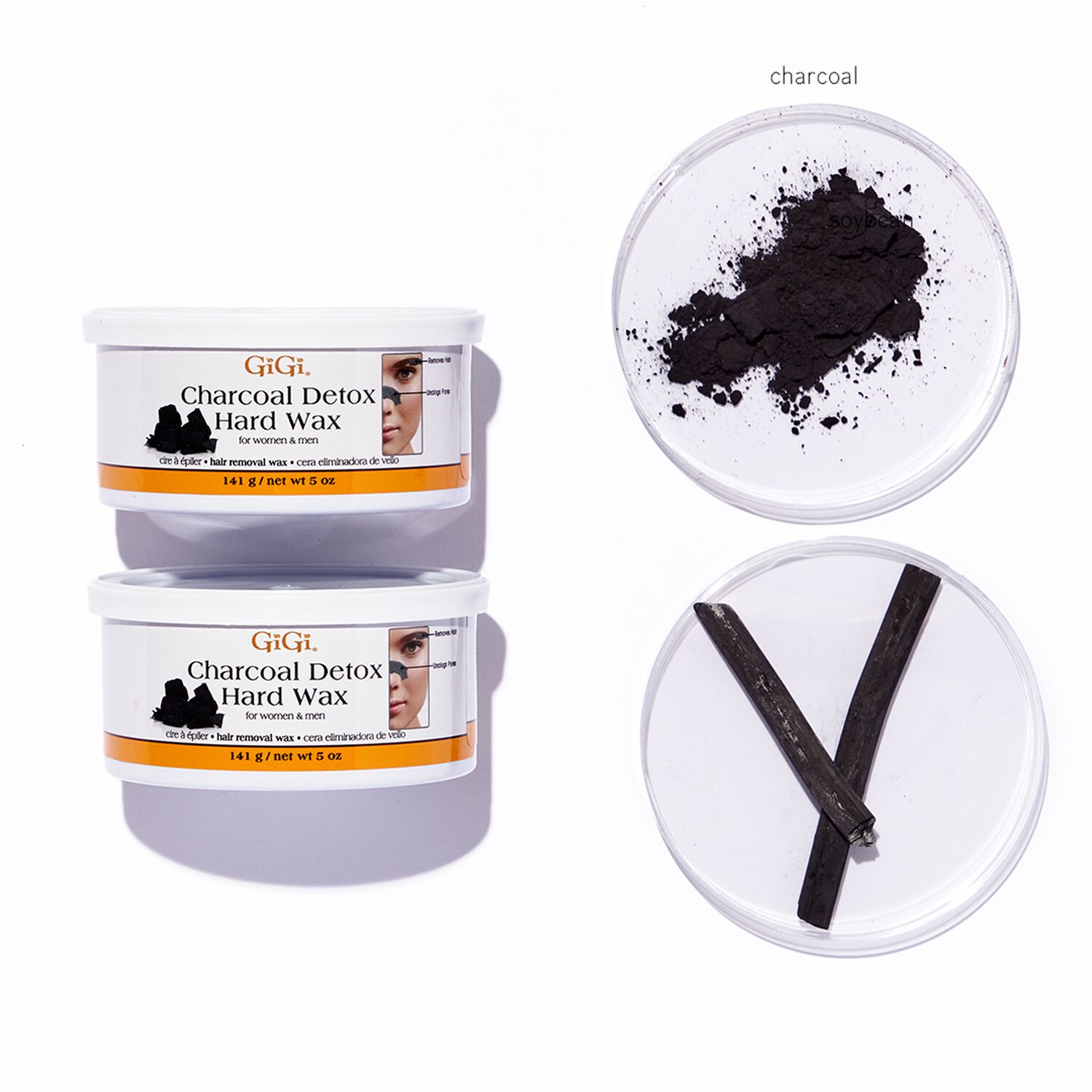 Gigi Charcoal Detox Hard Wax