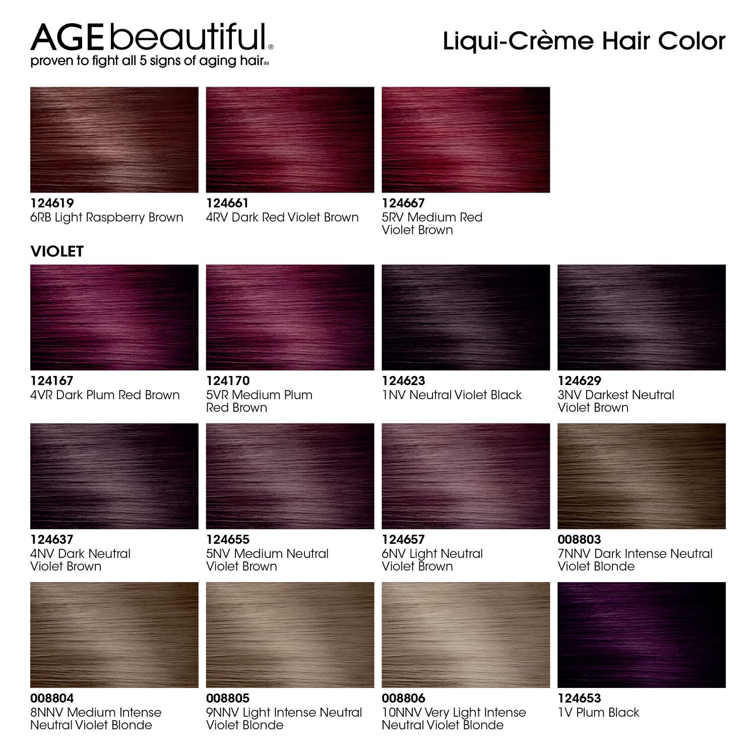 AGEbeautiful Anti-Aging Liqui-Crème Permanent Hair Colors | Permanent ...
