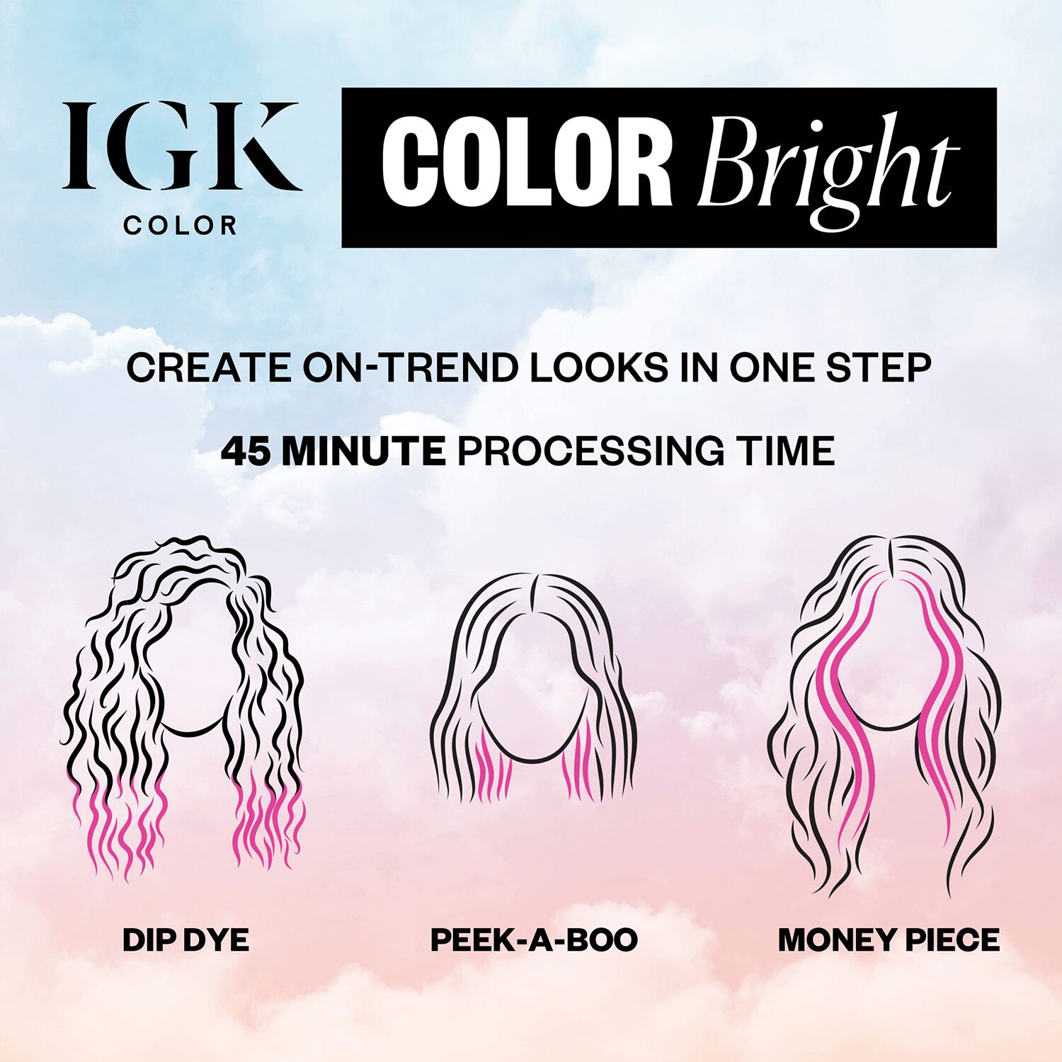 IGK Ice Breaker One Step Bleach & Color Kit | Color Bright | Sally Beauty