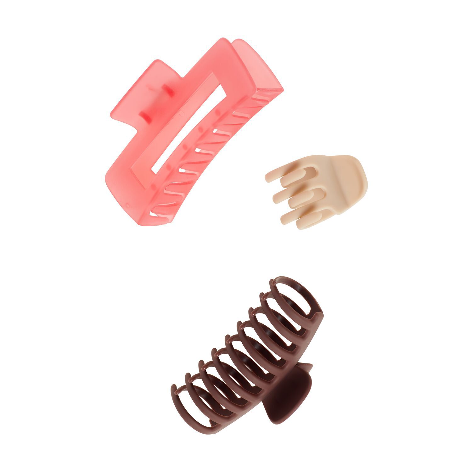 Goody Warm Claw Clips Rectangle 3 Count | Sally Beauty