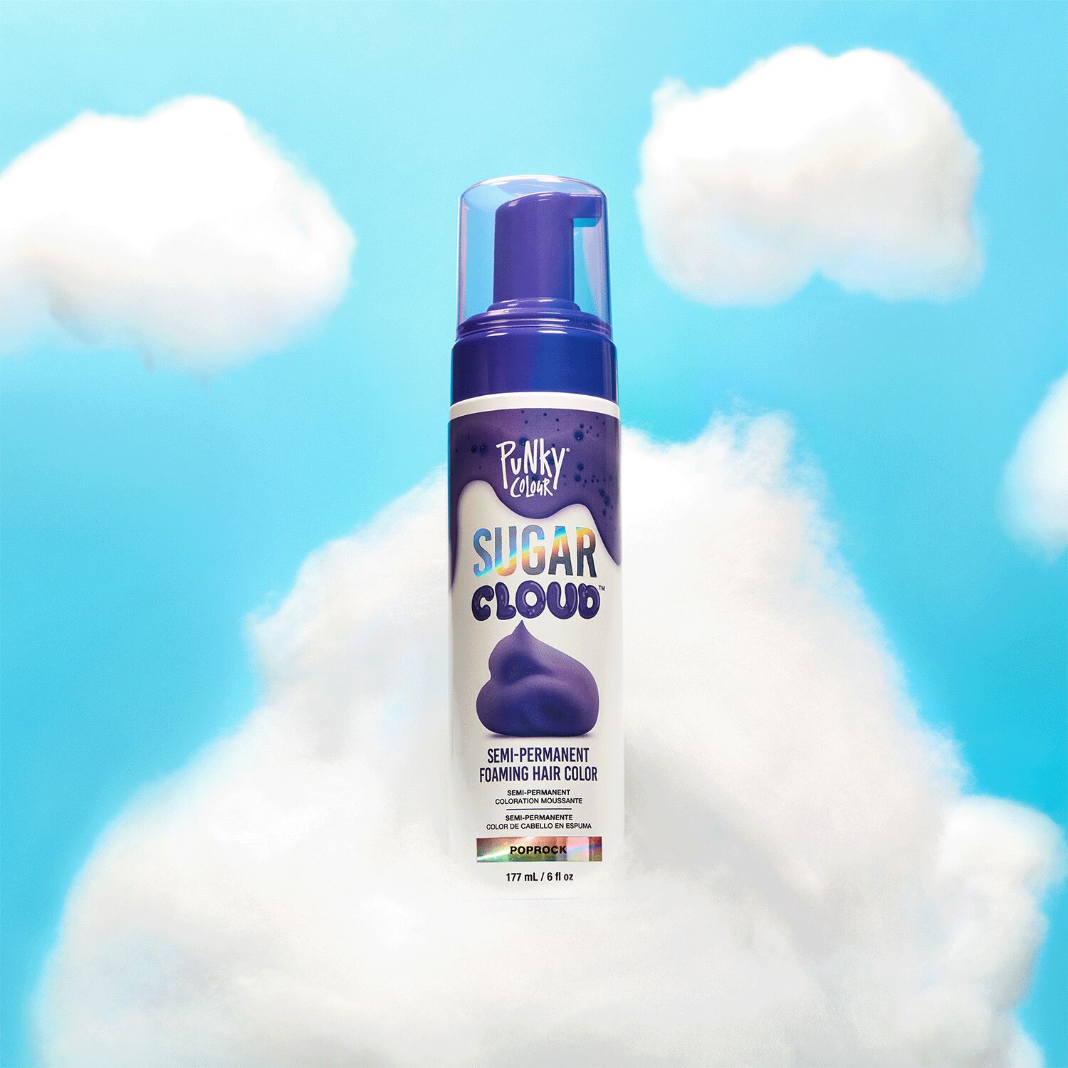Sugar Cloud Semi-Permanent Foaming Hair Color Poprock | Hair Color ...