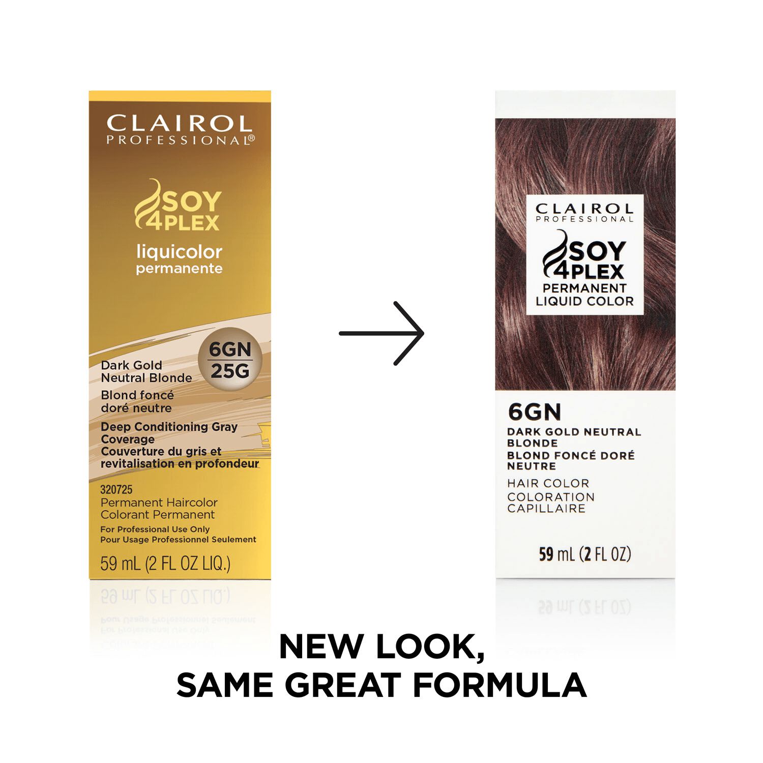 Clairol Professional 6GN Dark Gold Neutral Blonde LiquiColor Permanent ...