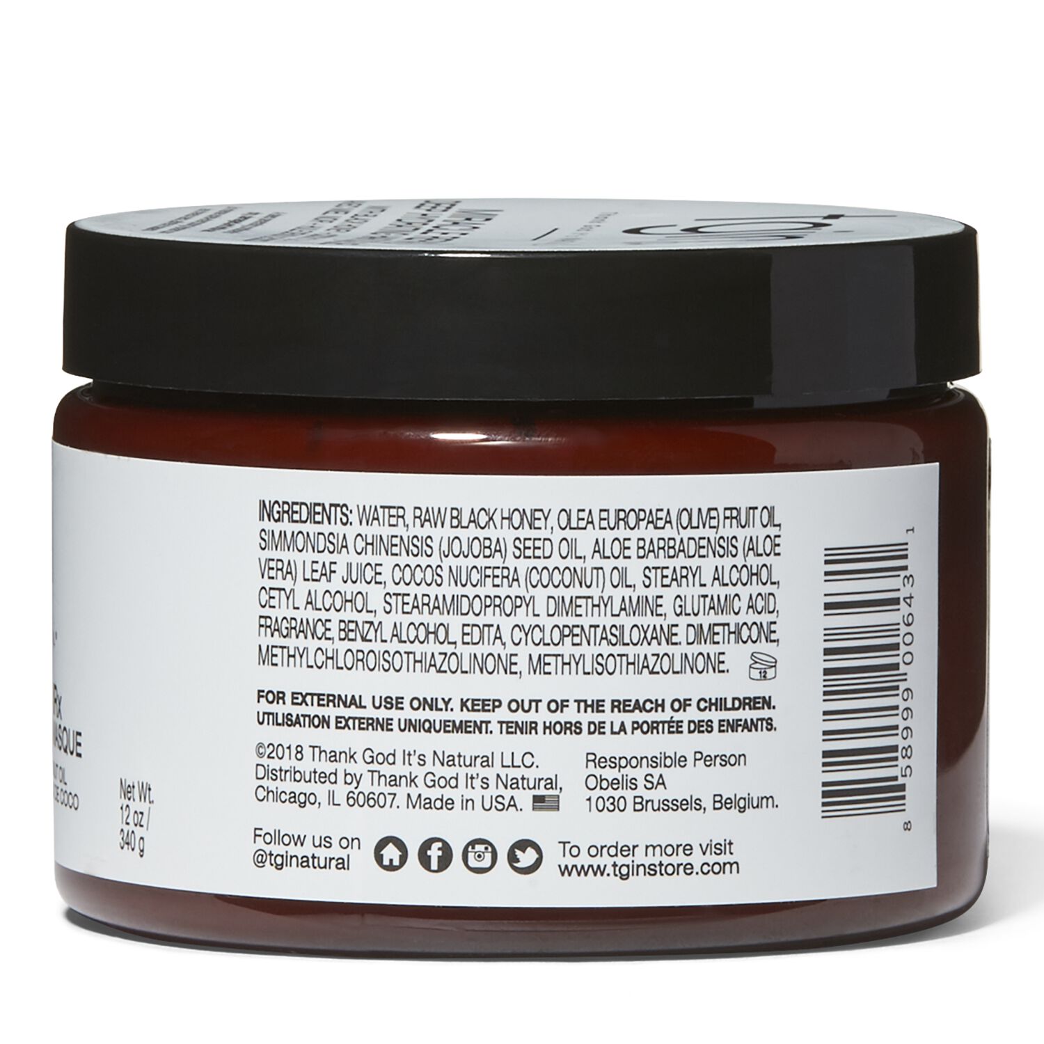 TGIN Deep Hydrating Hair Masque by Miracle RepaiRx | Textured Hair ...