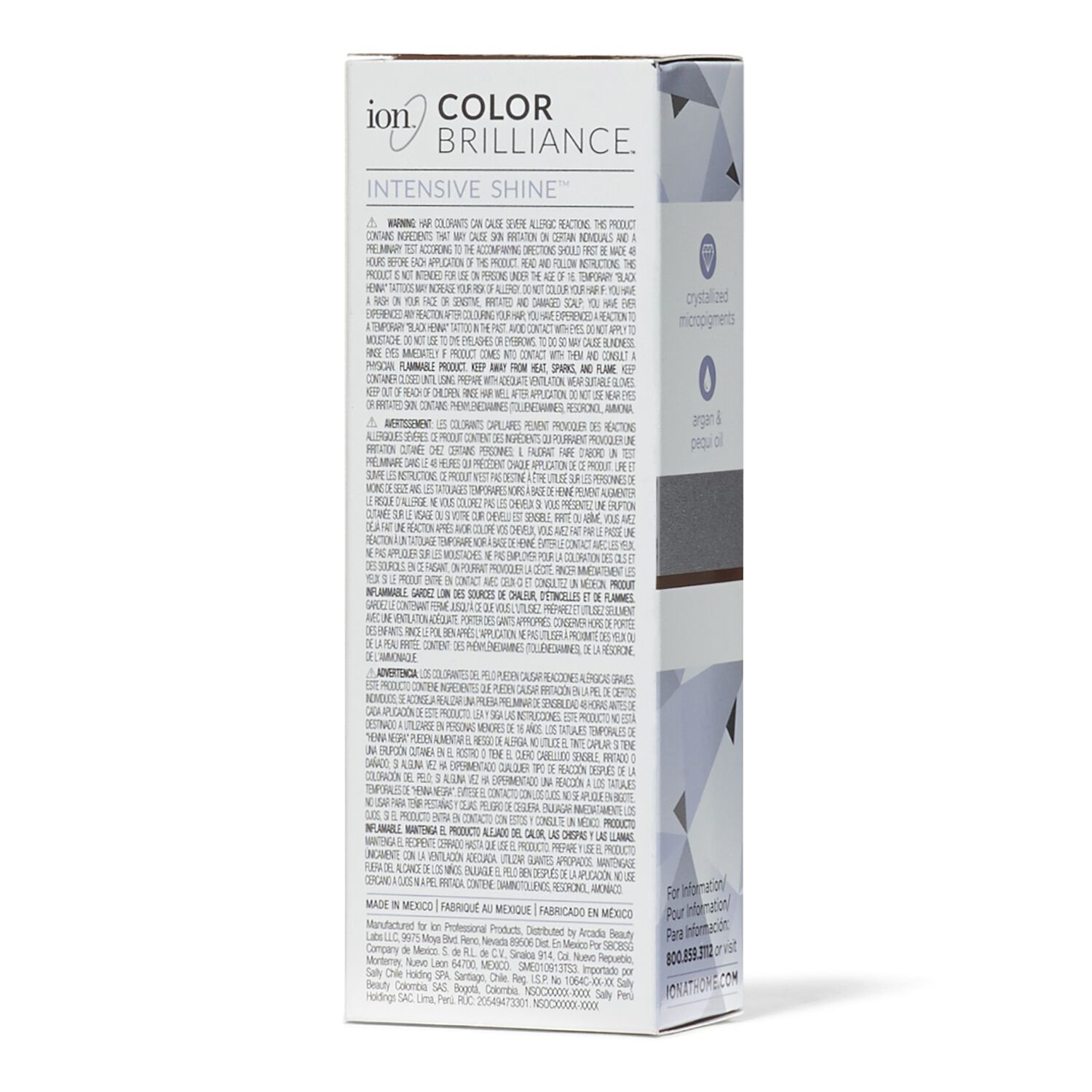 Ion 2N Darkest Brown Permanent Liquid Hair Color by Color Brilliance ...