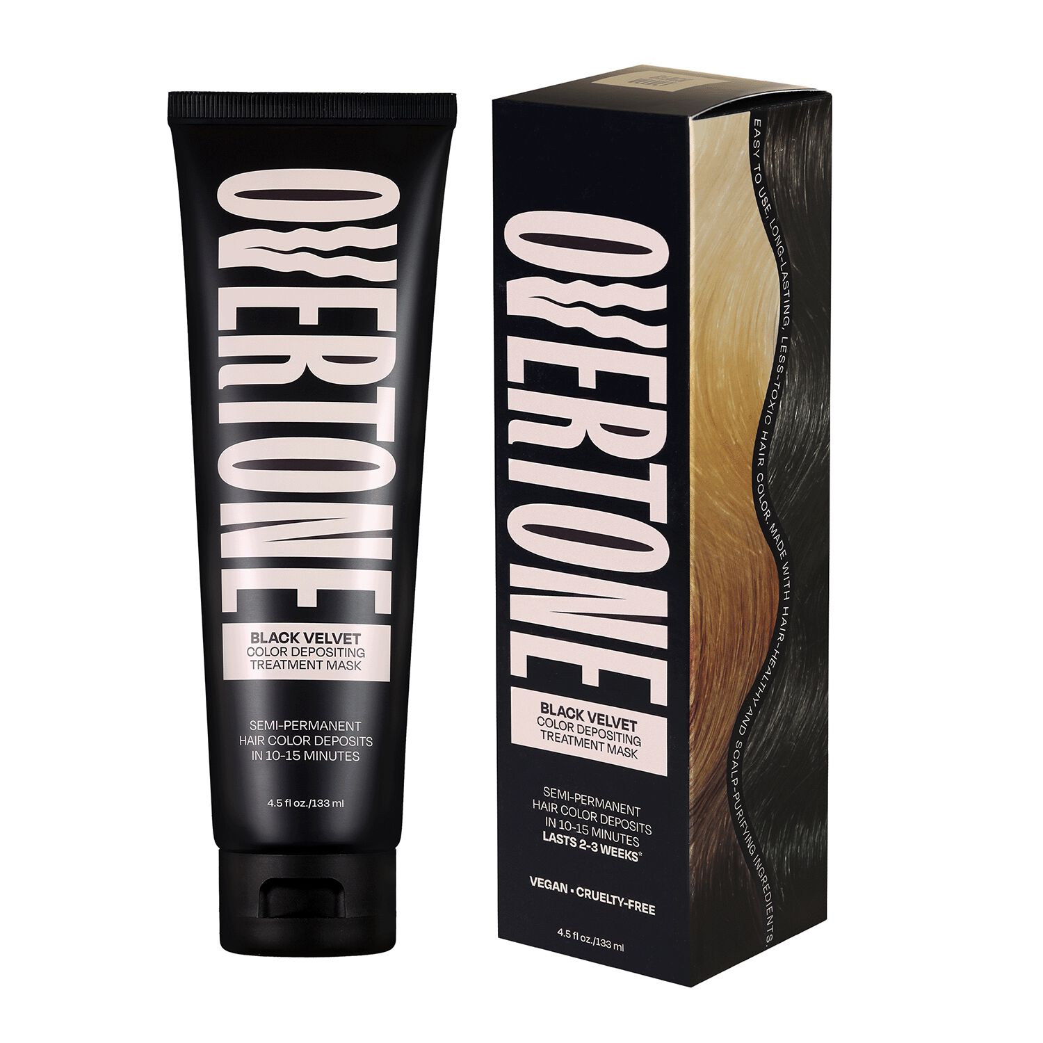 Overtone Color Depositing Treatment Mask Black Velvet | Hair Color ...