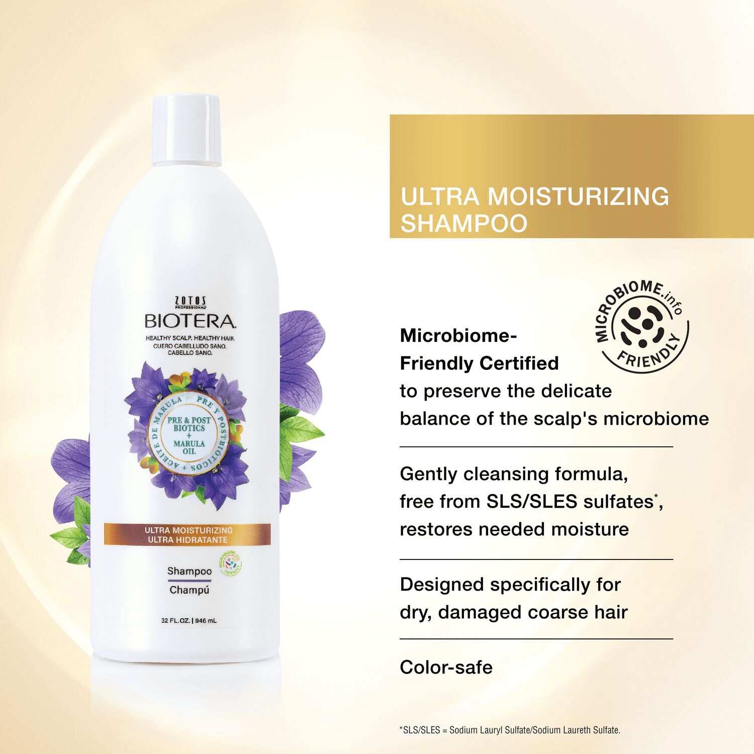 Biotera Ultra Moisturizing Shampoo With Marula Oil 32 oz | Sally Beauty