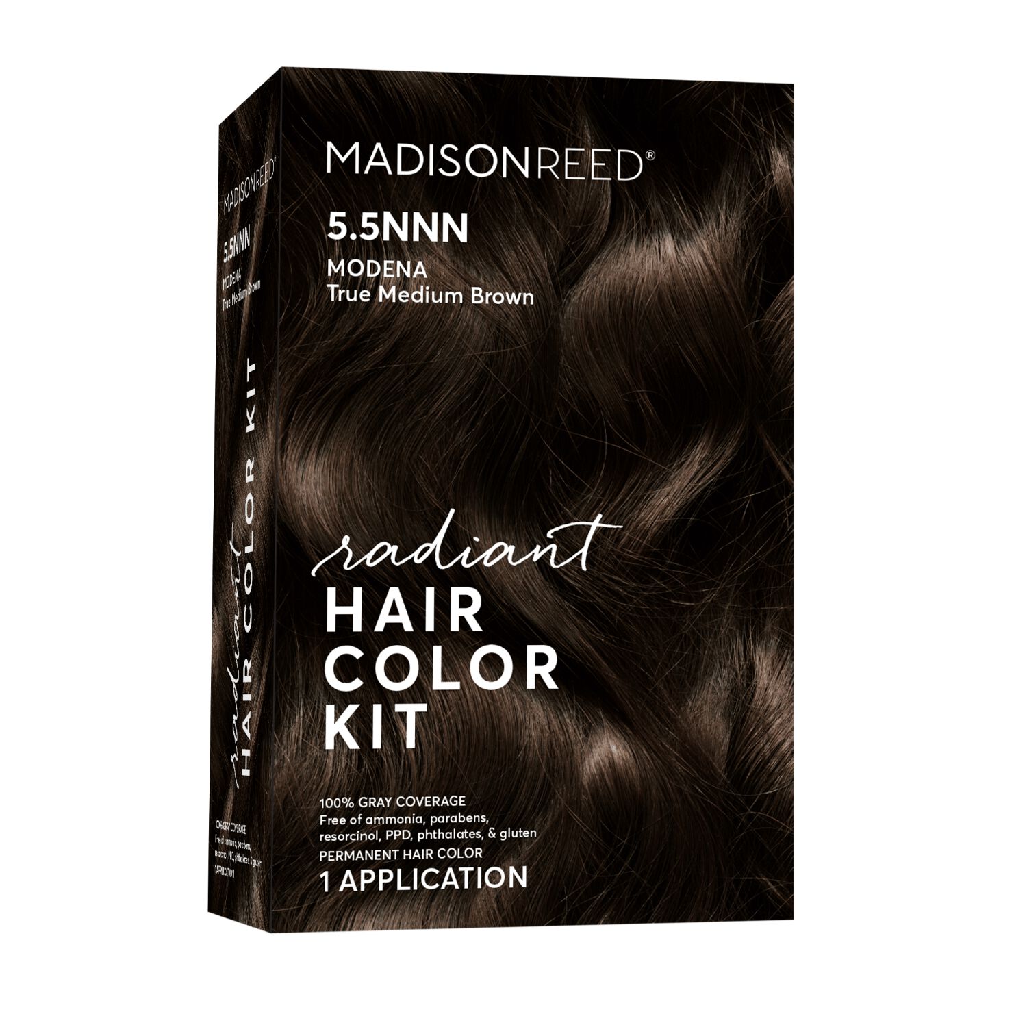 Radiant Cream Color Permanent Hair Color Kit 5.5NNN Modena Brown ...