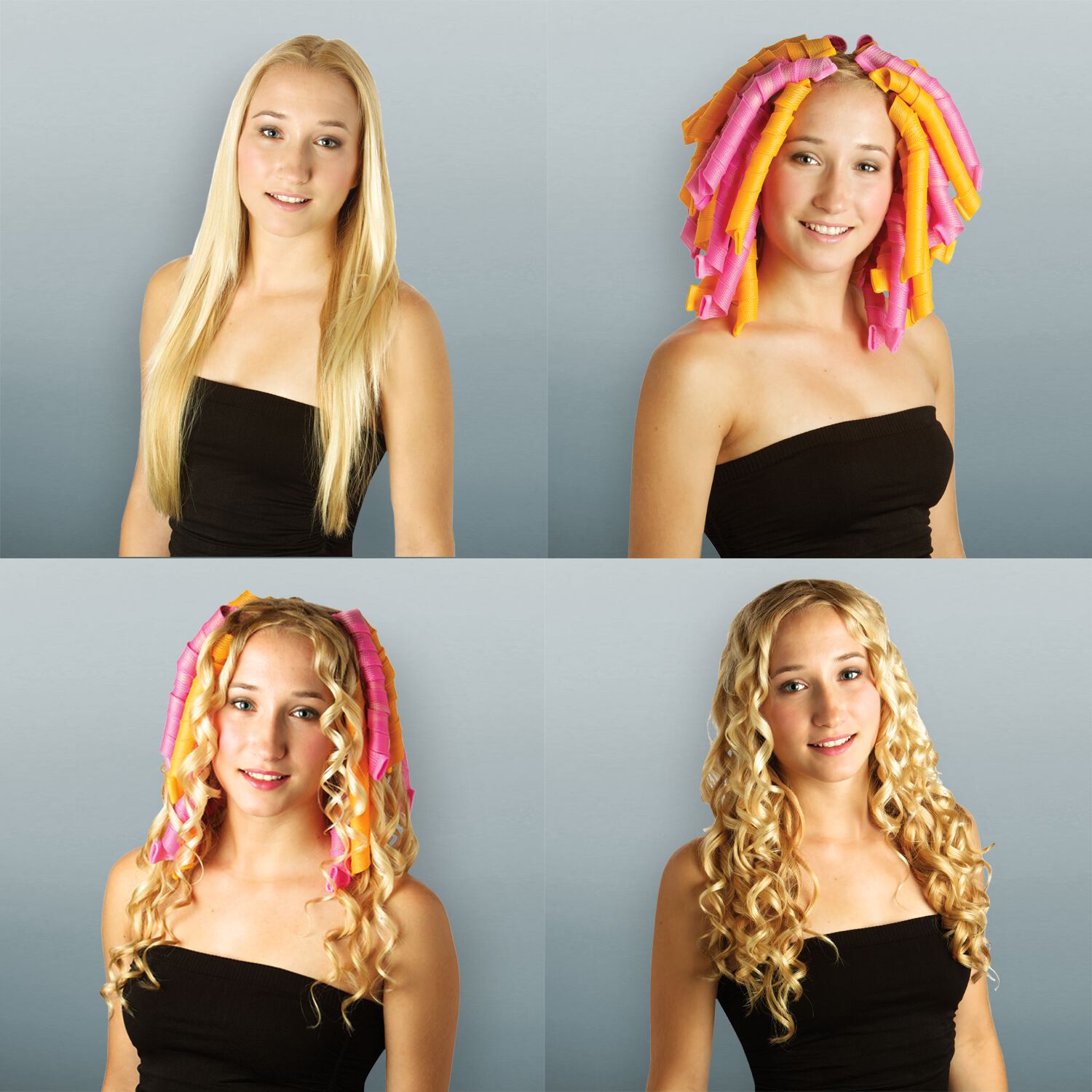 Hair Flair Curlformers® Spiral Curls Styling Kit For Extra Long Hair