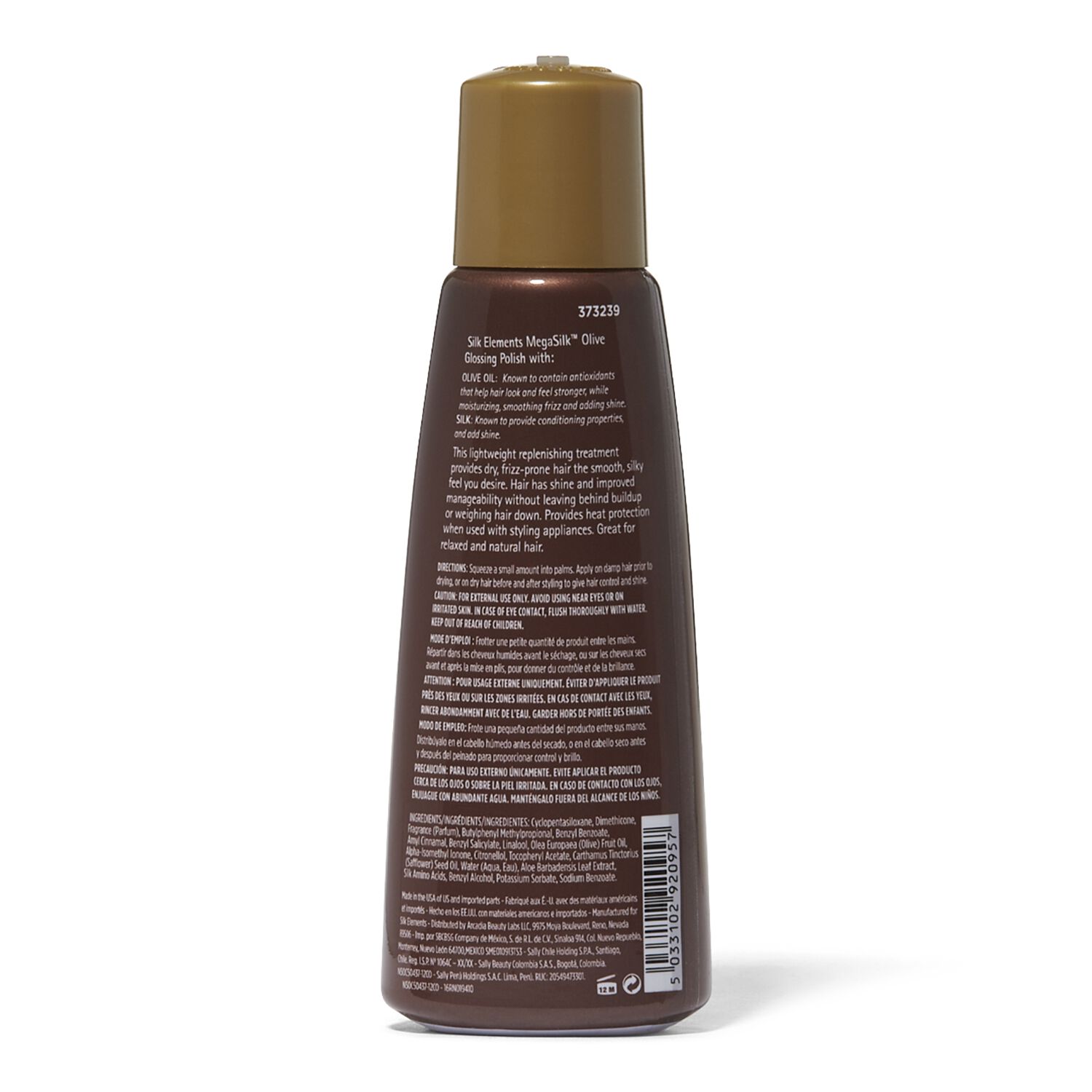 Silk Elements MegaSilk Olive Glossing Polish | Styling Products ...