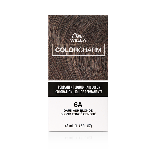 6A Dark Ash Blonde colorcharm Permanent Liquid Hair Color by Wella ...