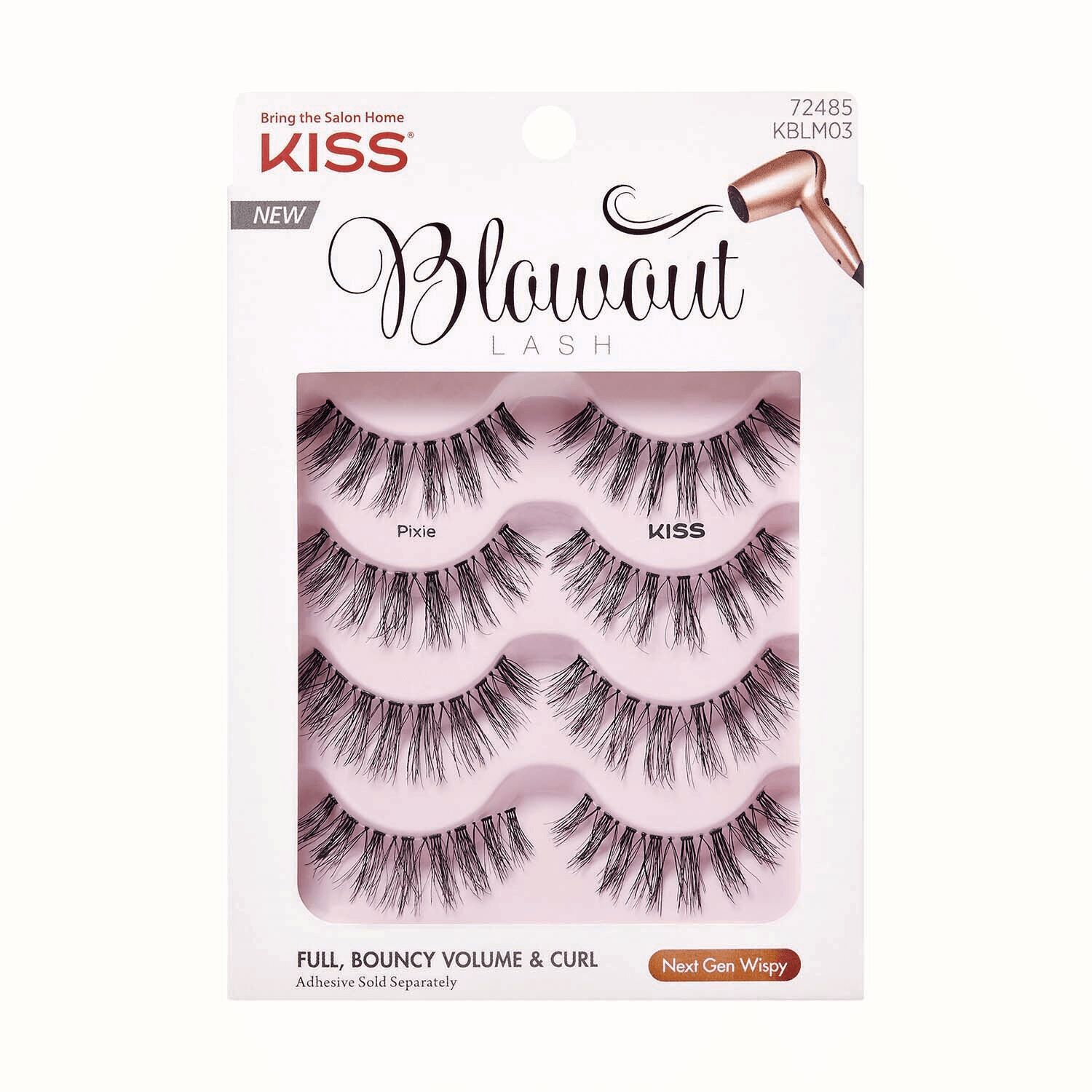 KISS Blowout Lash Multi Pack - Pixie | False Eyelashes | Sally Beauty