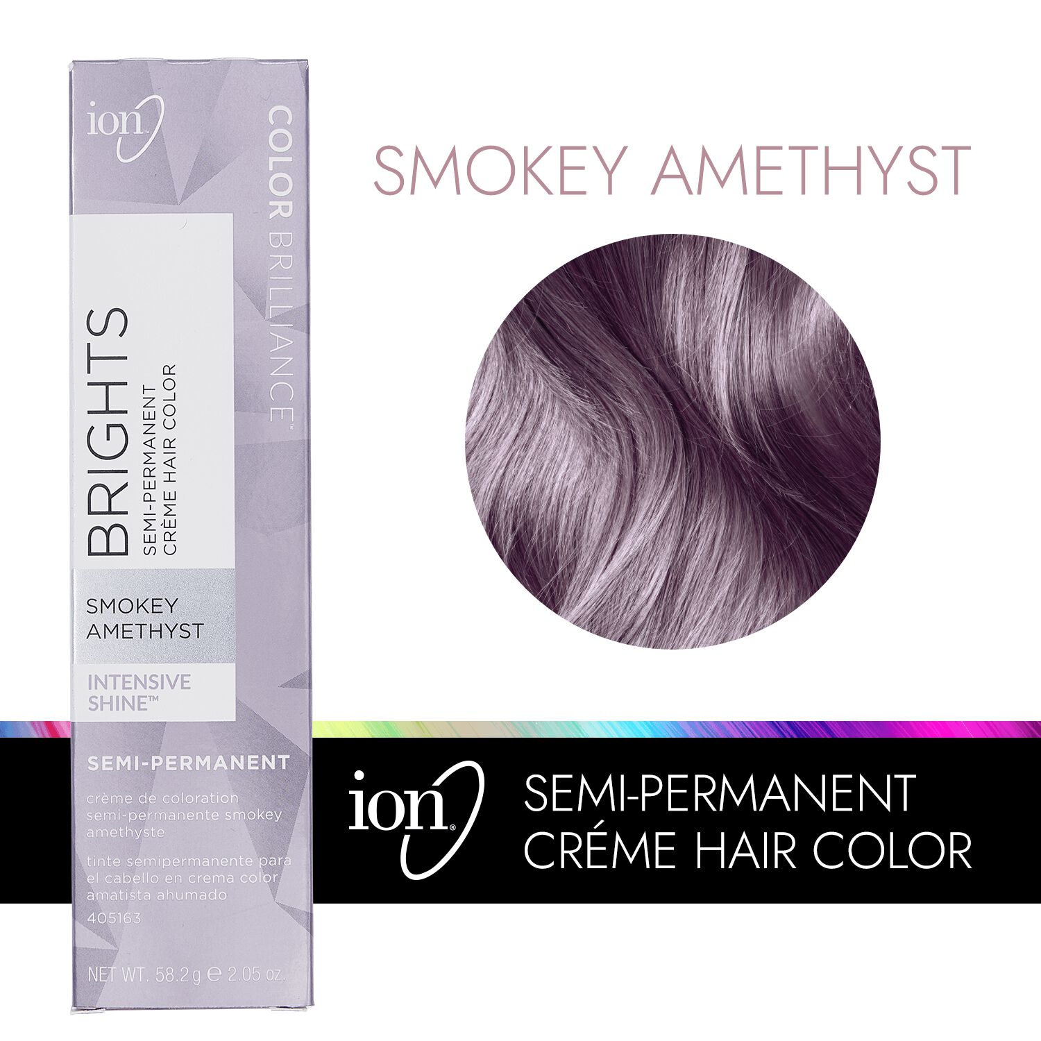 ion Color Brilliance Brights Smokey Amethyst Semi Permanent Hair Color