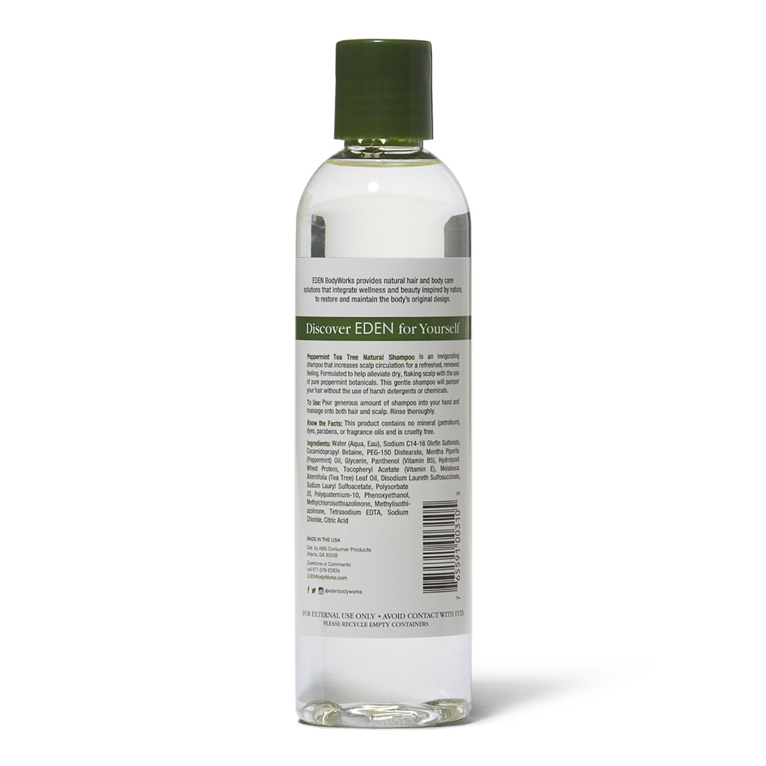 Peppermint Tea Tree Shampoo by EDEN BodyWorks | Textured Hair | Sally ...