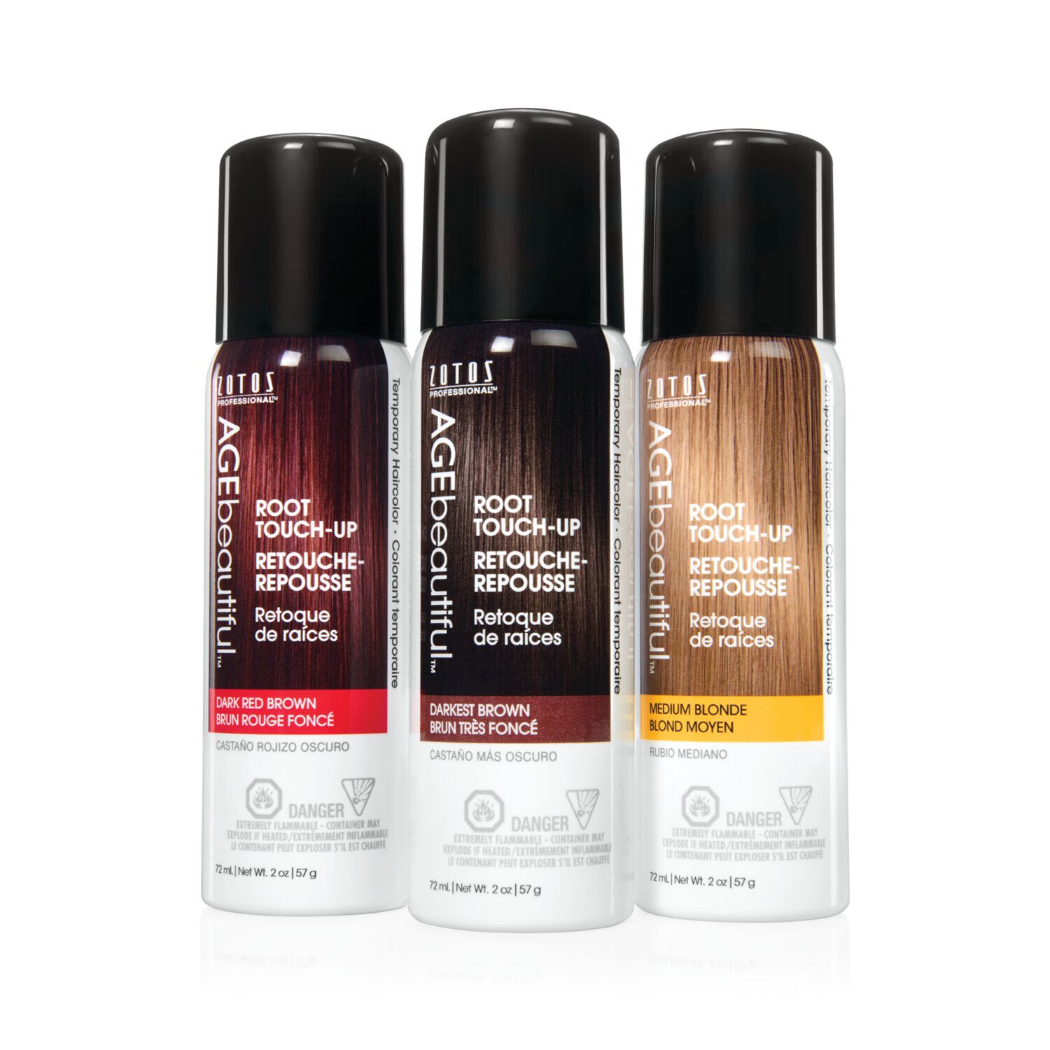 AgeBeautiful Root Touch Up Spray Temporary Hair Color | Root Touch up ...