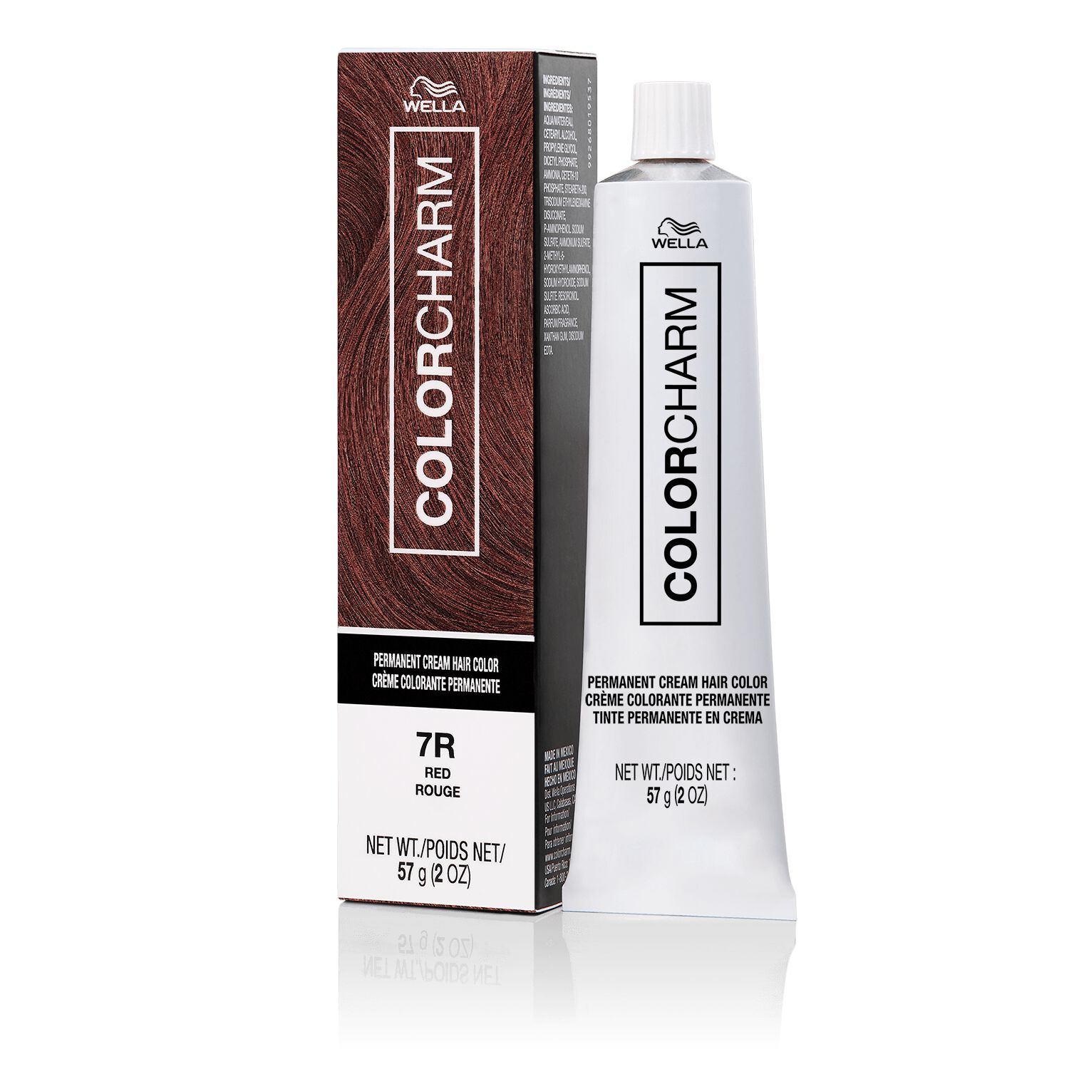 Wella colorcharm 7R Red Permanent Cream Hair Color | Hair Color | Sally ...