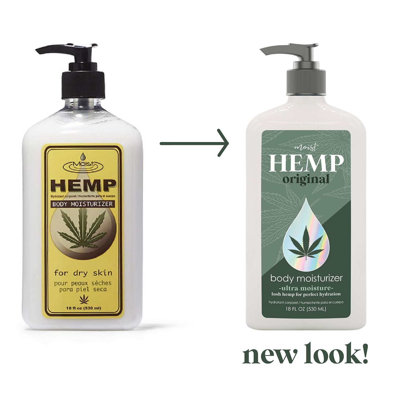 Moist Hemp Moist Hemp Body Moisturizer 18 oz. | Body Lotions