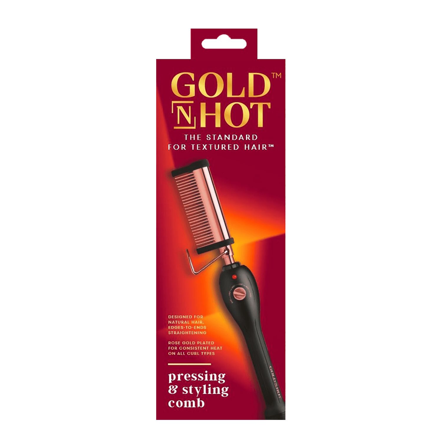 Gold 'N Hot Professional Pressing Comb | Sally Beauty