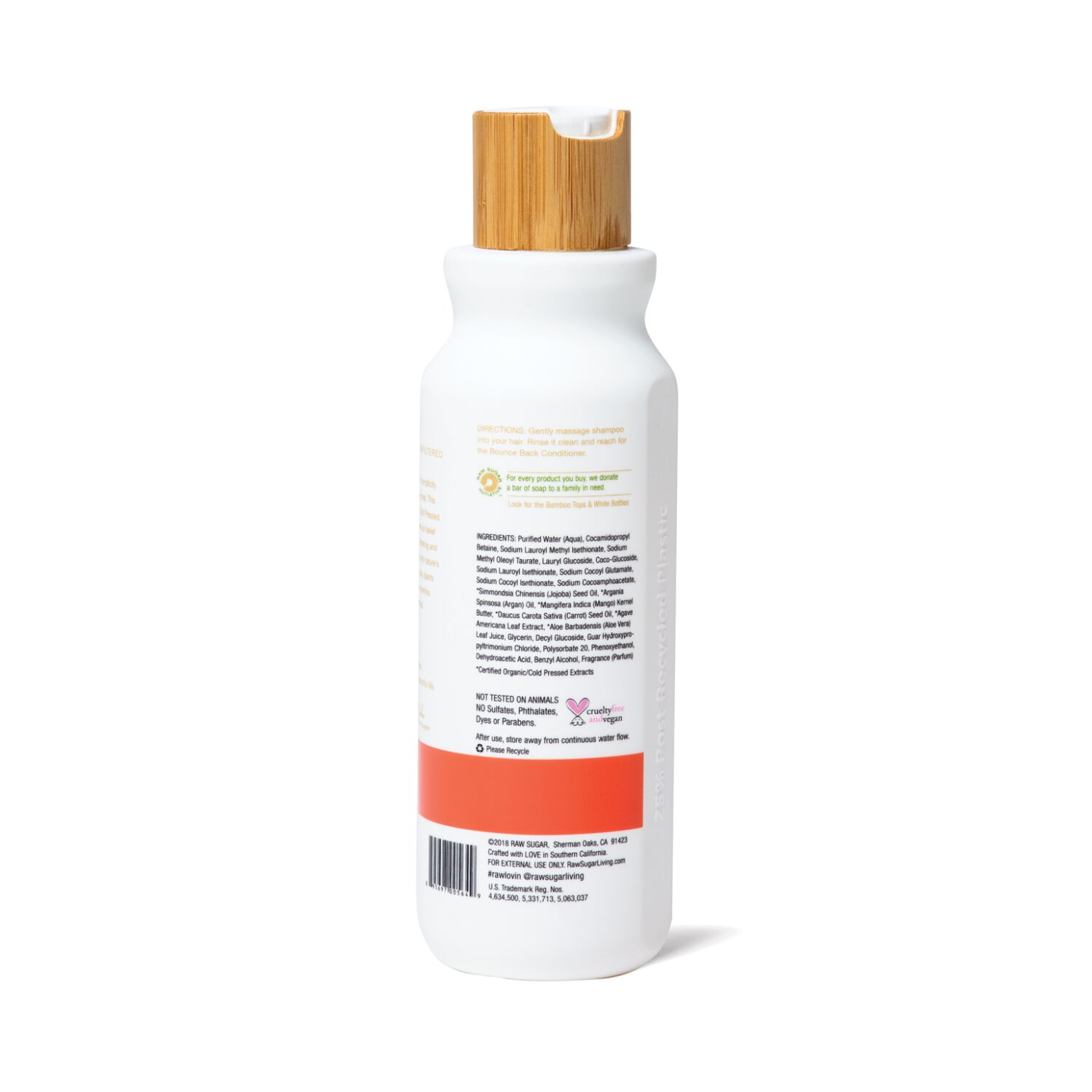 Raw Sugar Living Bounce Back Shampoo - Mango Butter + Agave + Carrot ...