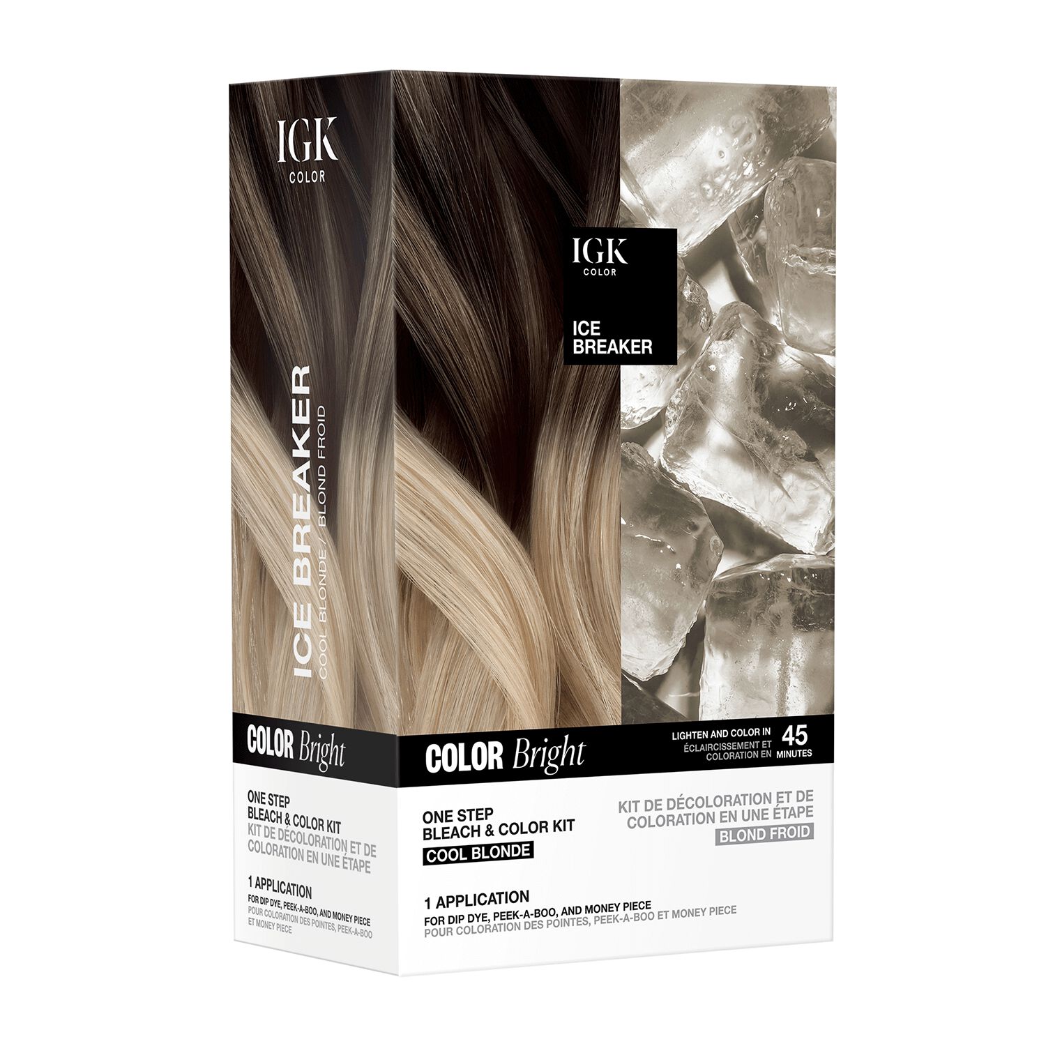 IGK Ice Breaker One Step Bleach & Color Kit | Color Bright | Sally Beauty